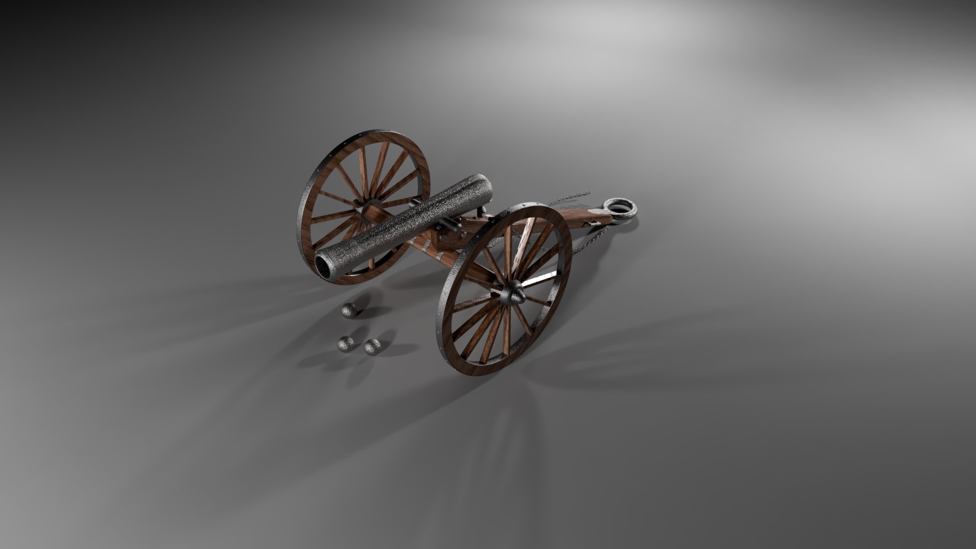 3D medieval field gun - - TurboSquid 1504852