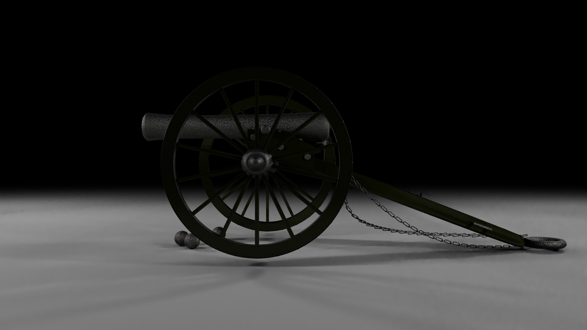 3D medieval field gun - - TurboSquid 1504852