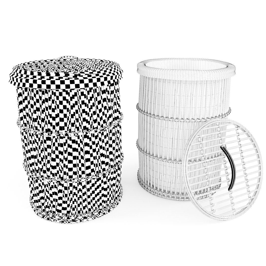 3D Libby Rattan Storage - TurboSquid 1604583