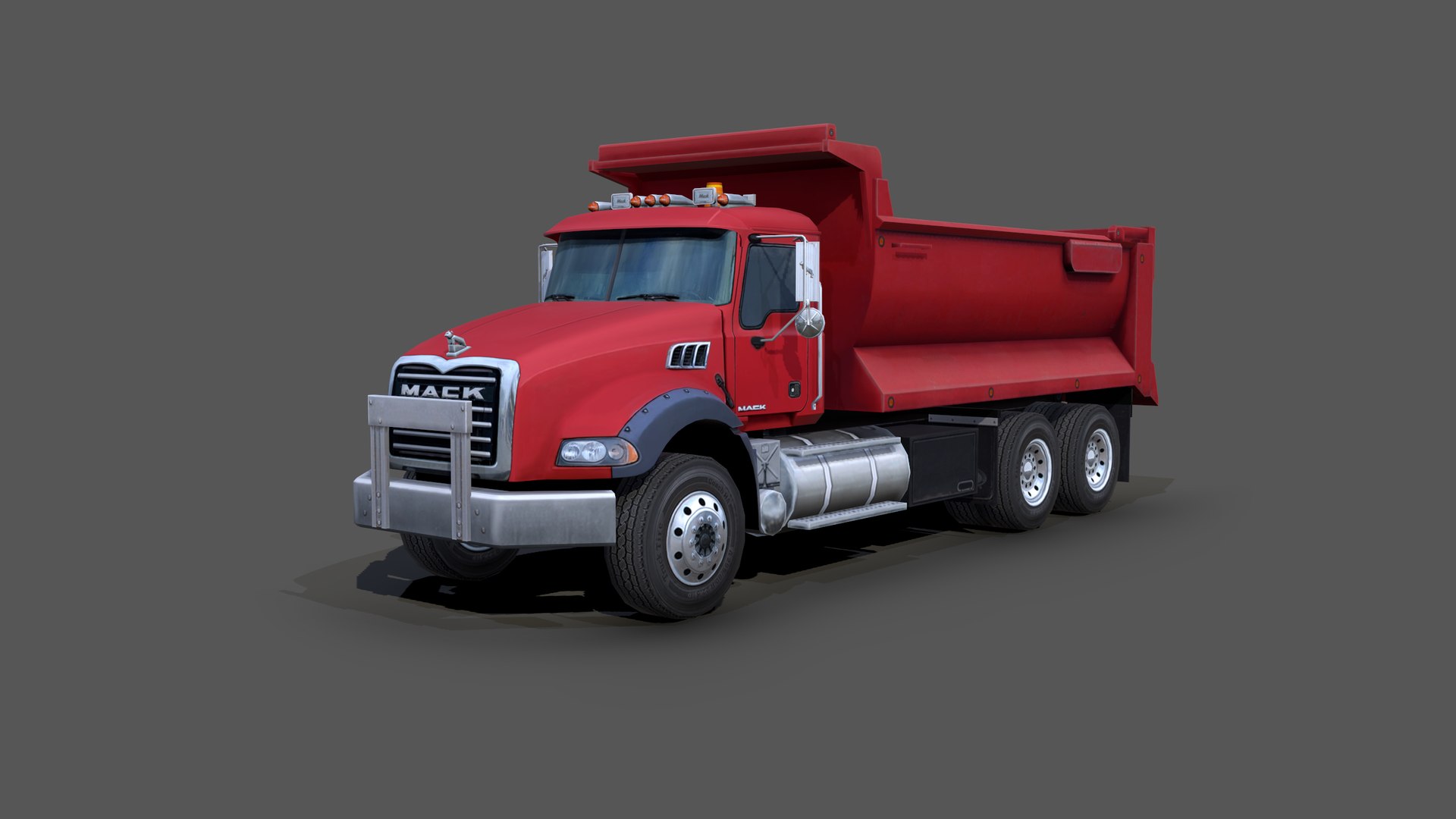 Mack GRANITE CT713 Dump Truck S09 2006 Model - TurboSquid 1905376
