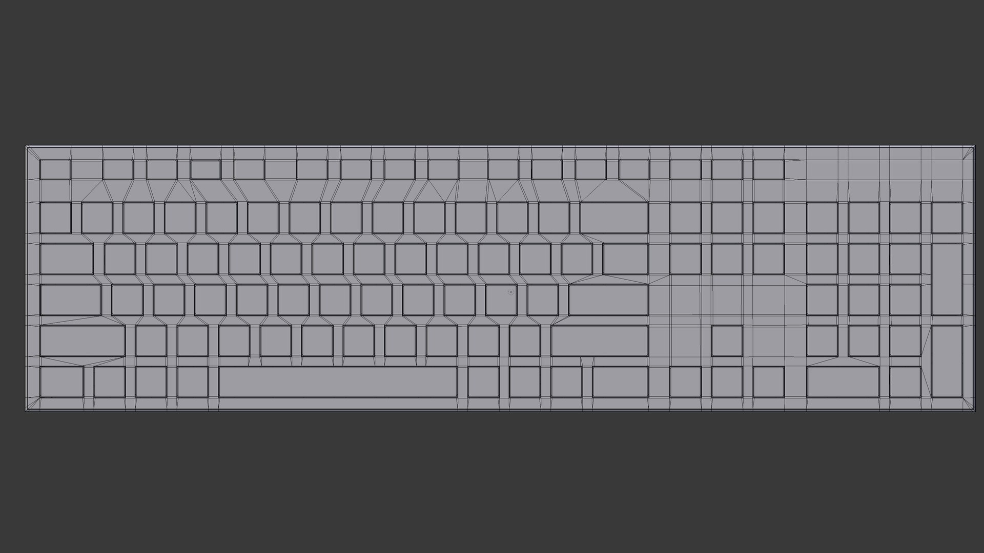 Keyboard Computer 3d Model