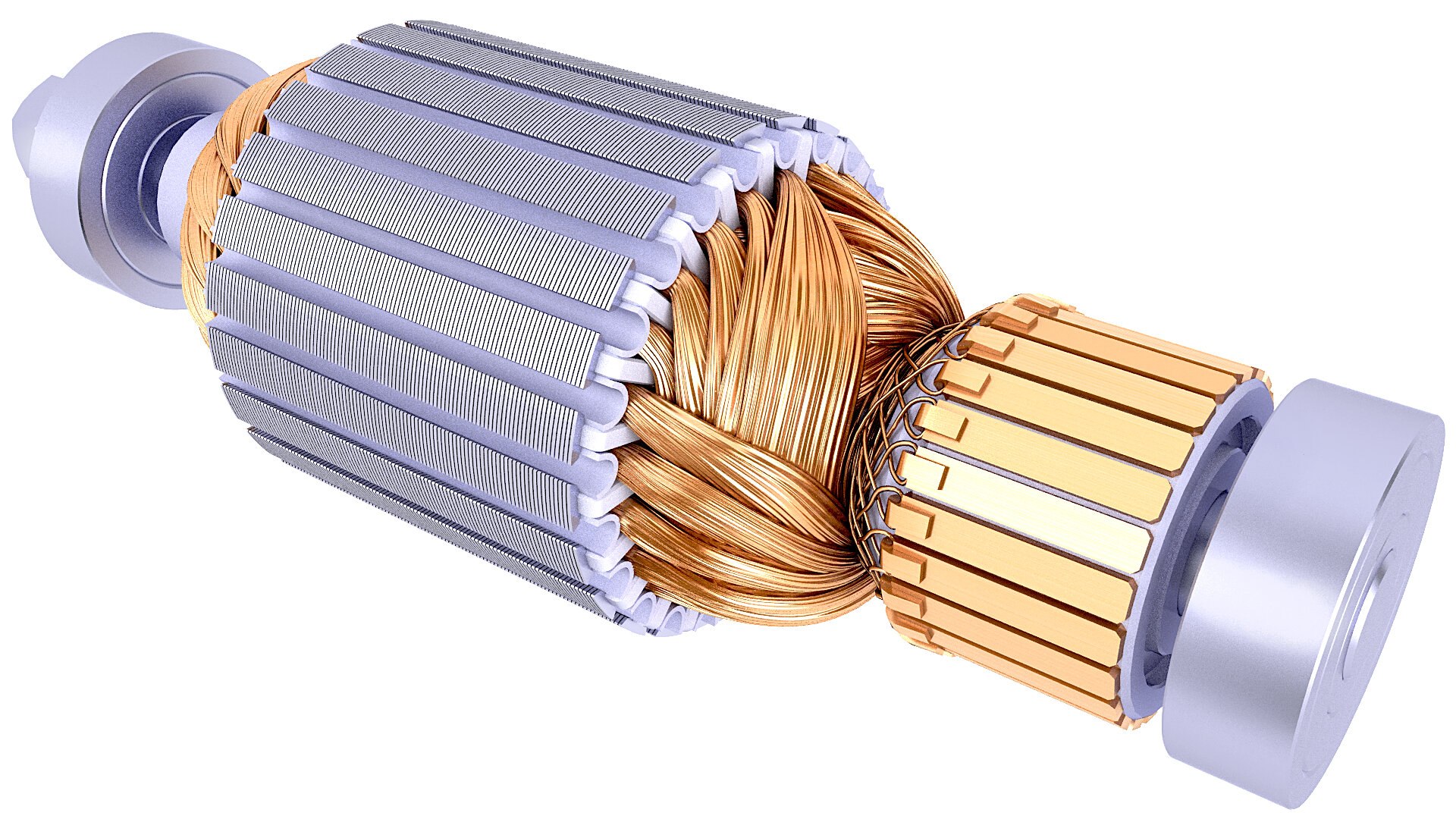 3D Model Electric Motor Rotor Stator 34 3D Model - TurboSquid 1715462