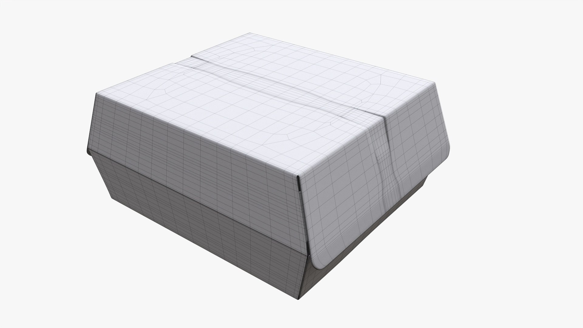 3D Fast Food Paper Box 02 Model - TurboSquid 1725179