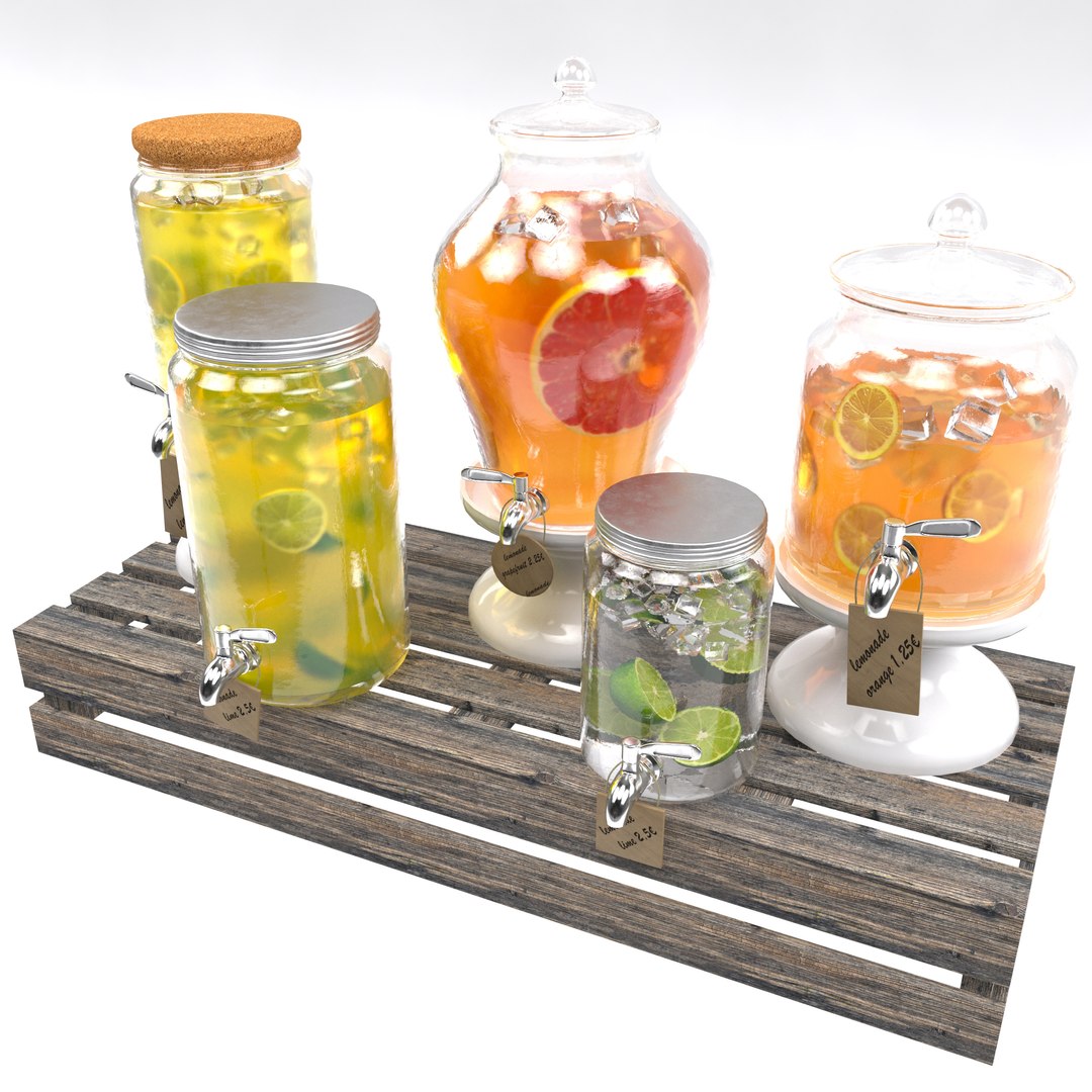 3D Model Lemonade Set 2 - TurboSquid 1644210