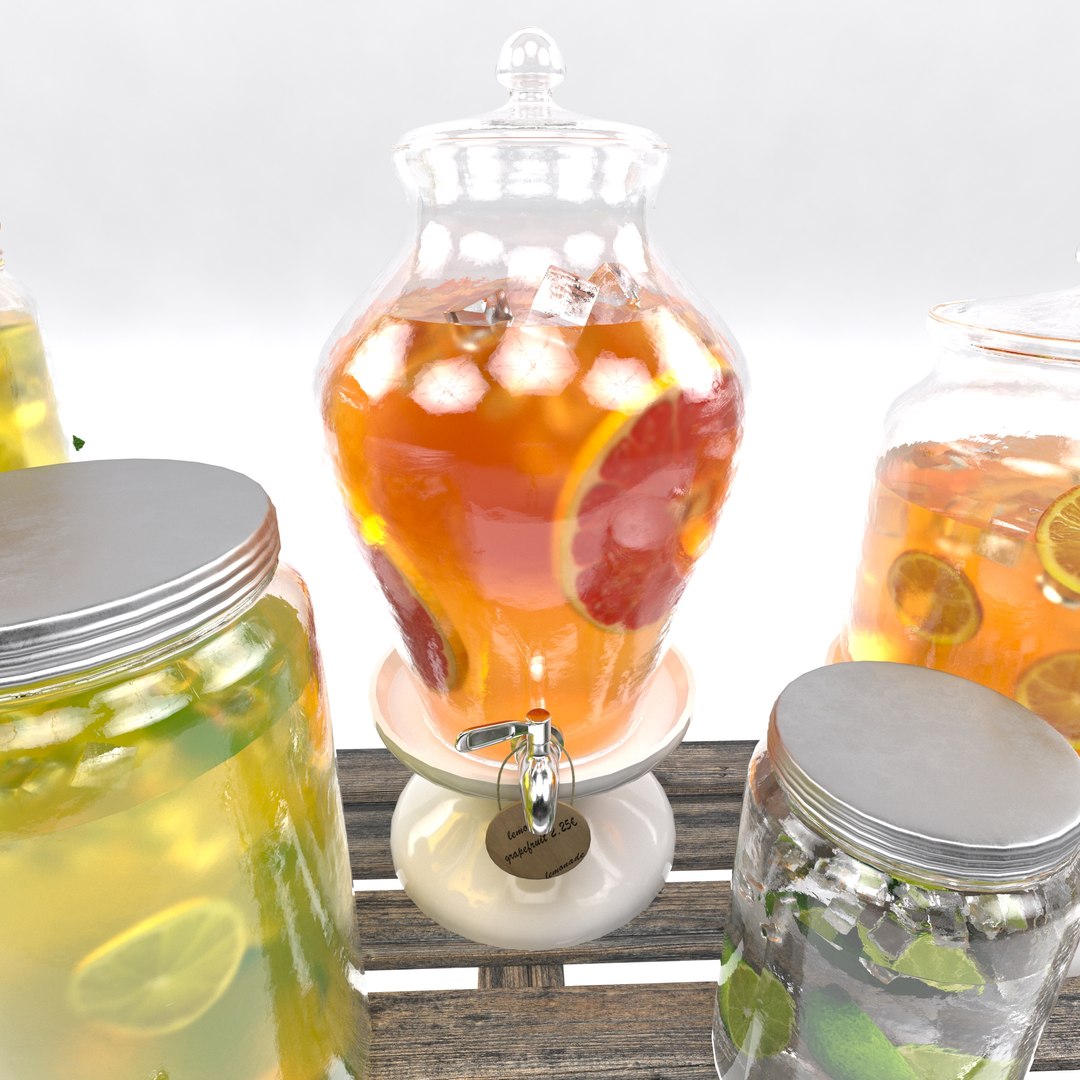 3D Model Lemonade Set 2 - TurboSquid 1644210