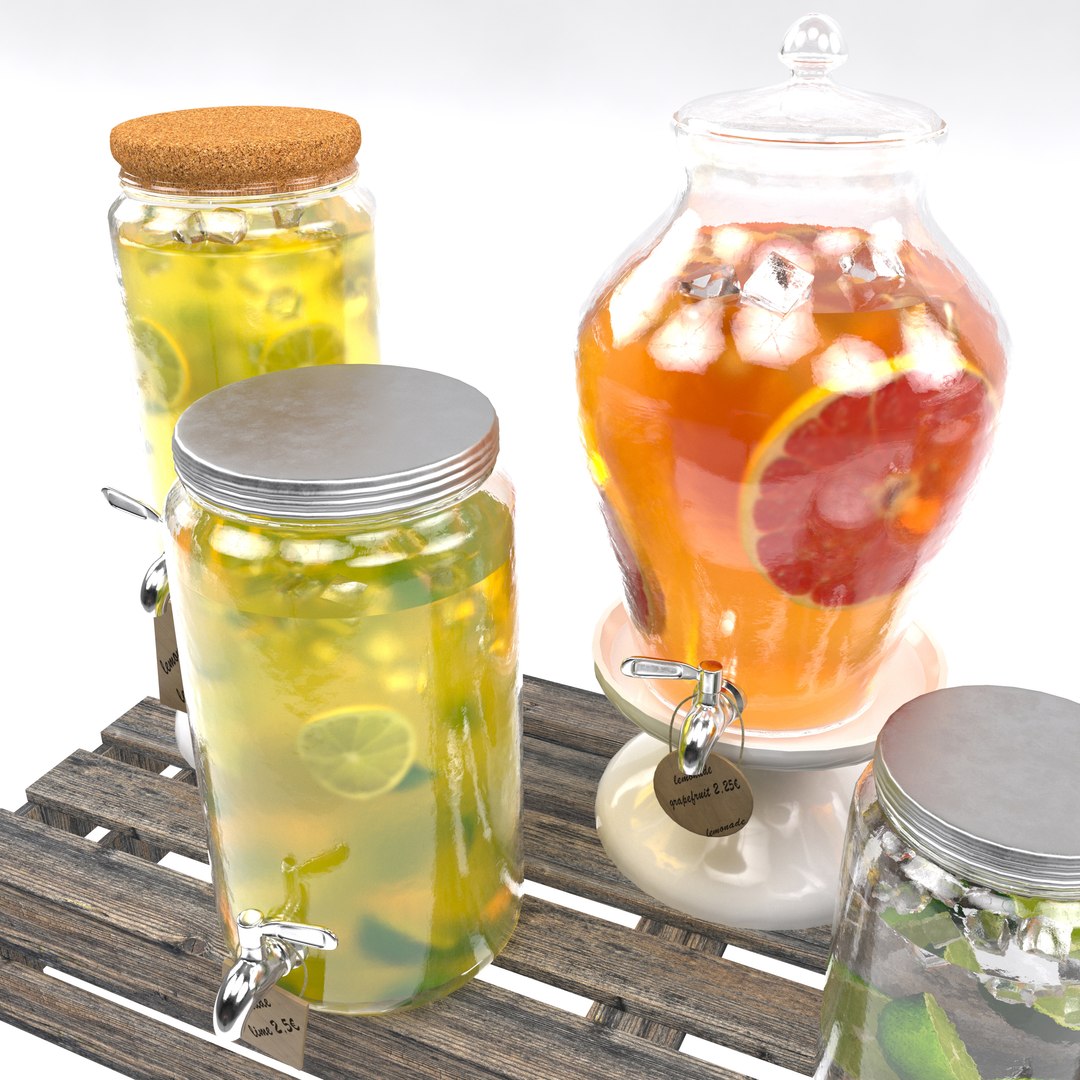 3D Model Lemonade Set 2 - TurboSquid 1644210