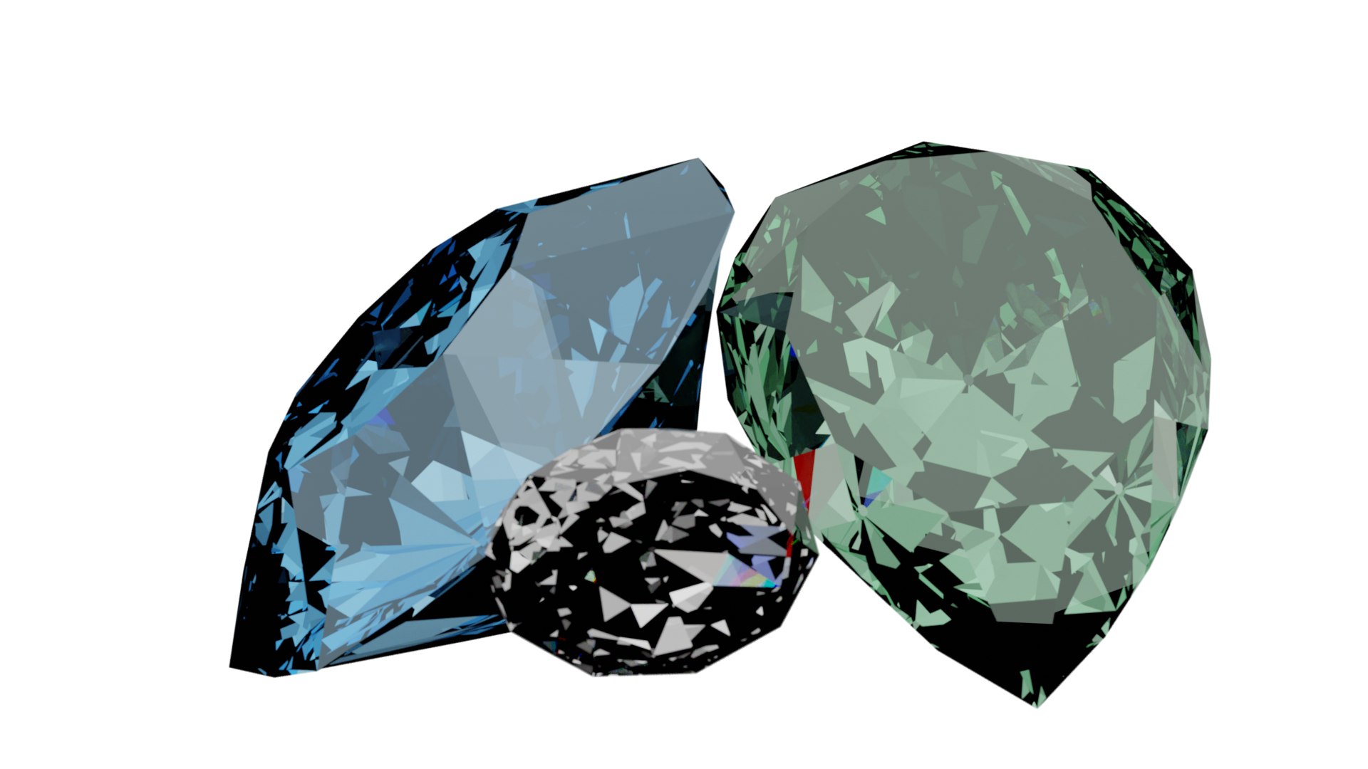 3D Diamond Pack - TurboSquid 2140664