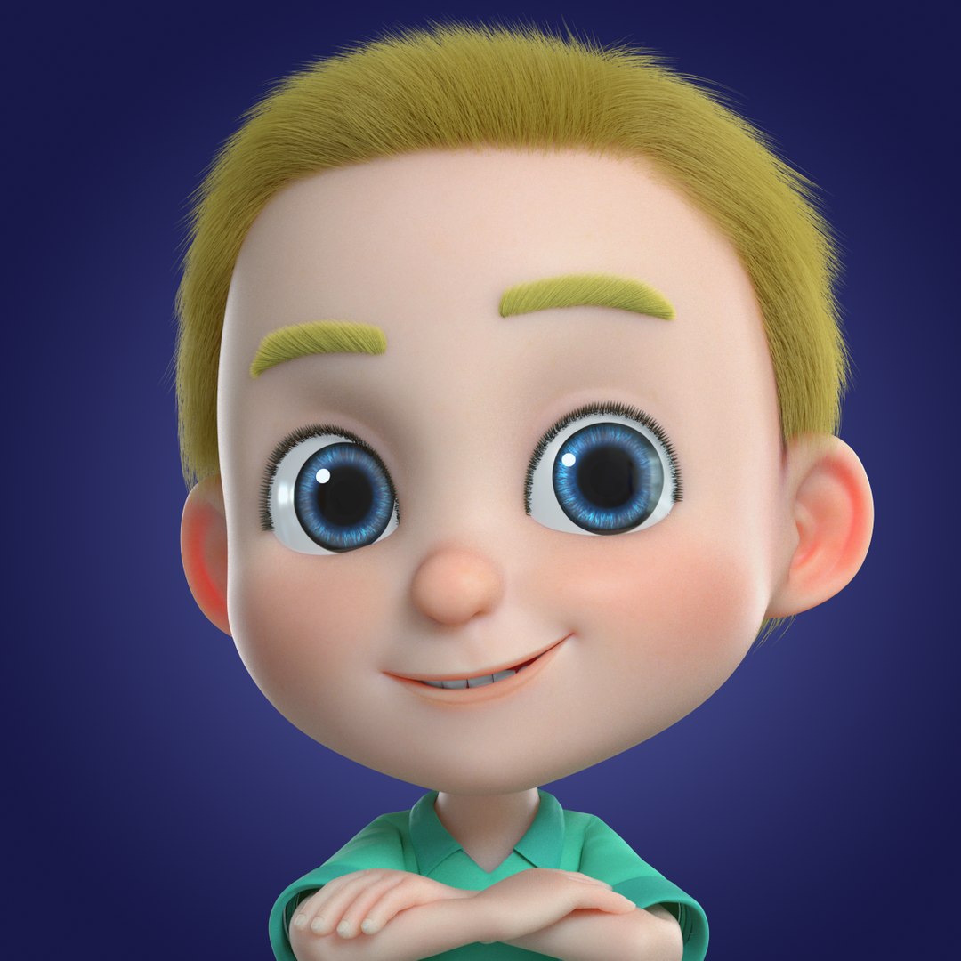 Cartoon Boy Tony 3D Model - TurboSquid 1932243