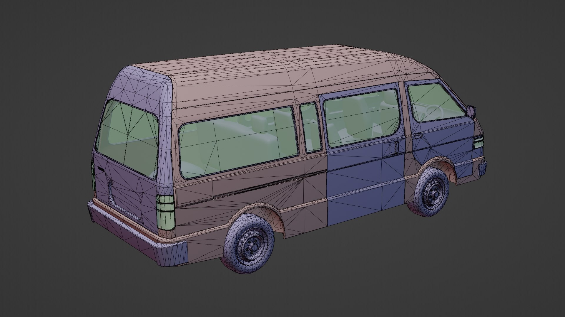 Passenger Van 3D Model - TurboSquid 2272375