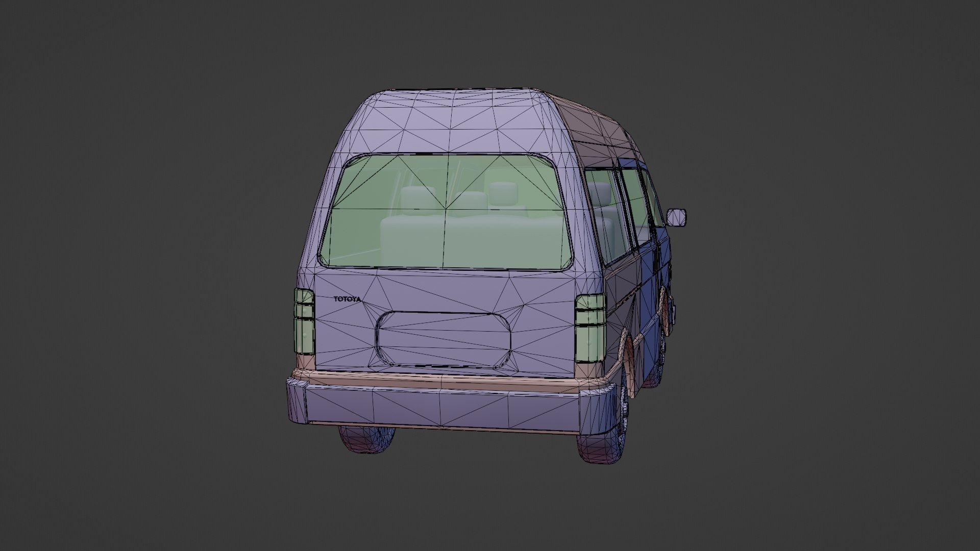 Passenger Van 3D Model - TurboSquid 2272375