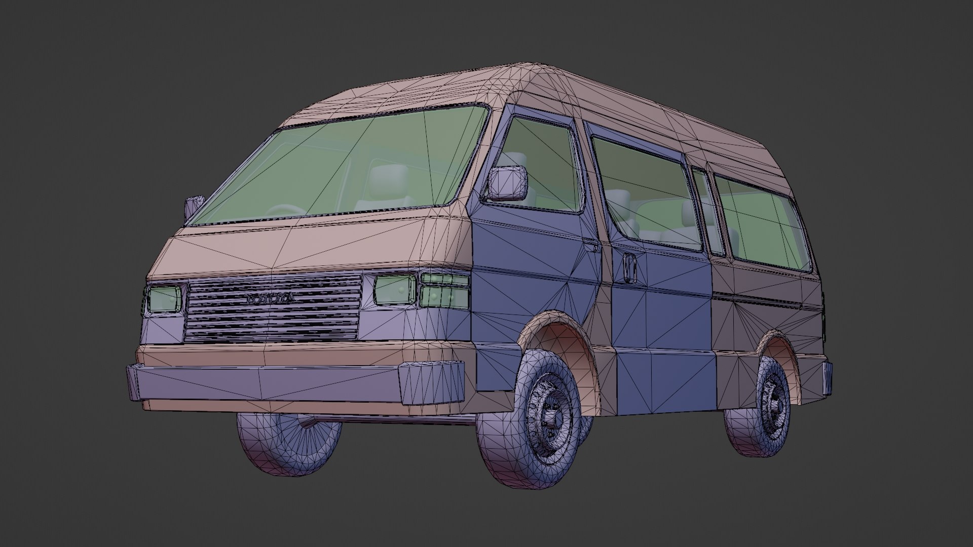 Passenger Van 3D Model - TurboSquid 2272375