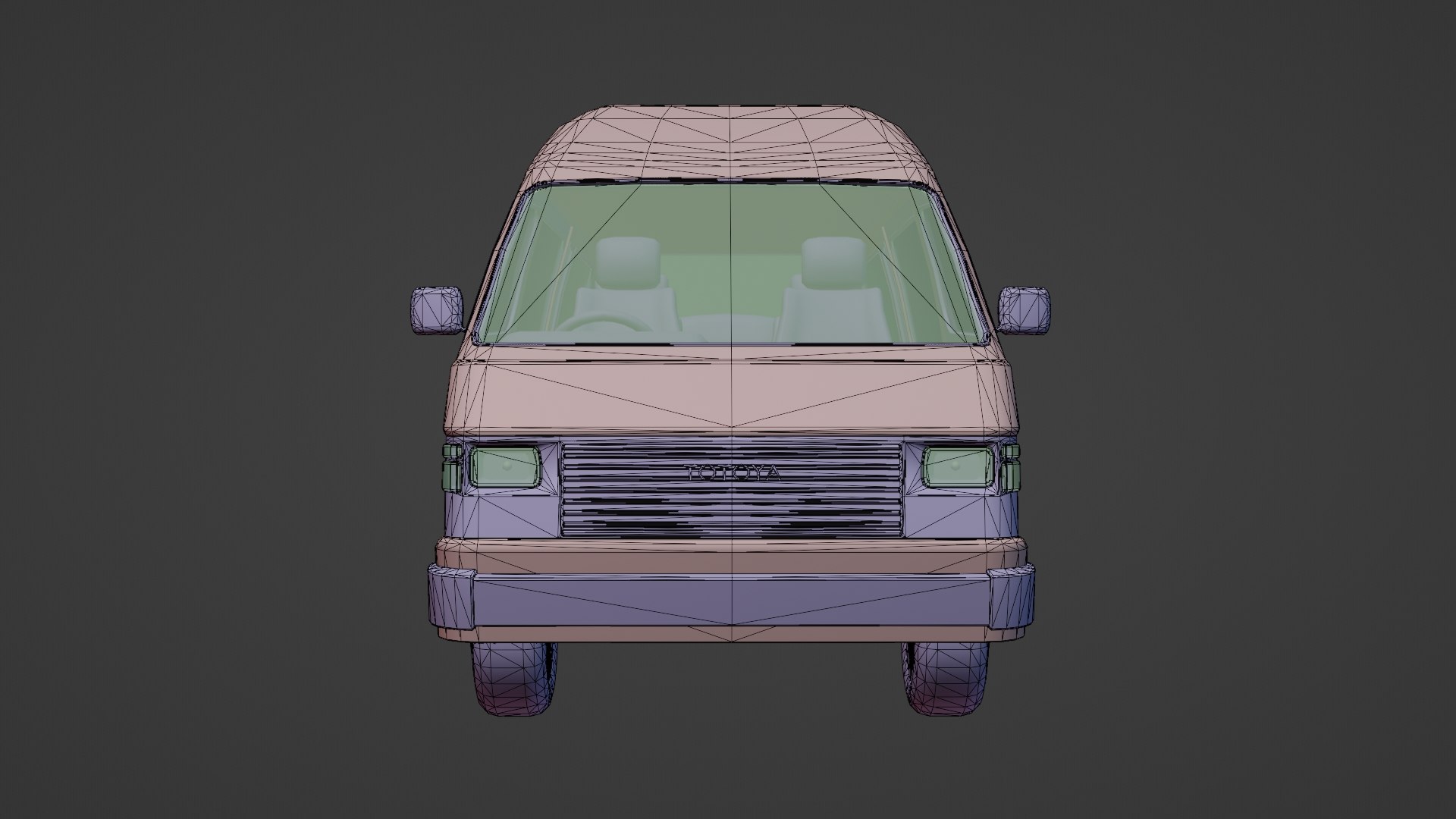 Passenger Van 3D Model - TurboSquid 2272375