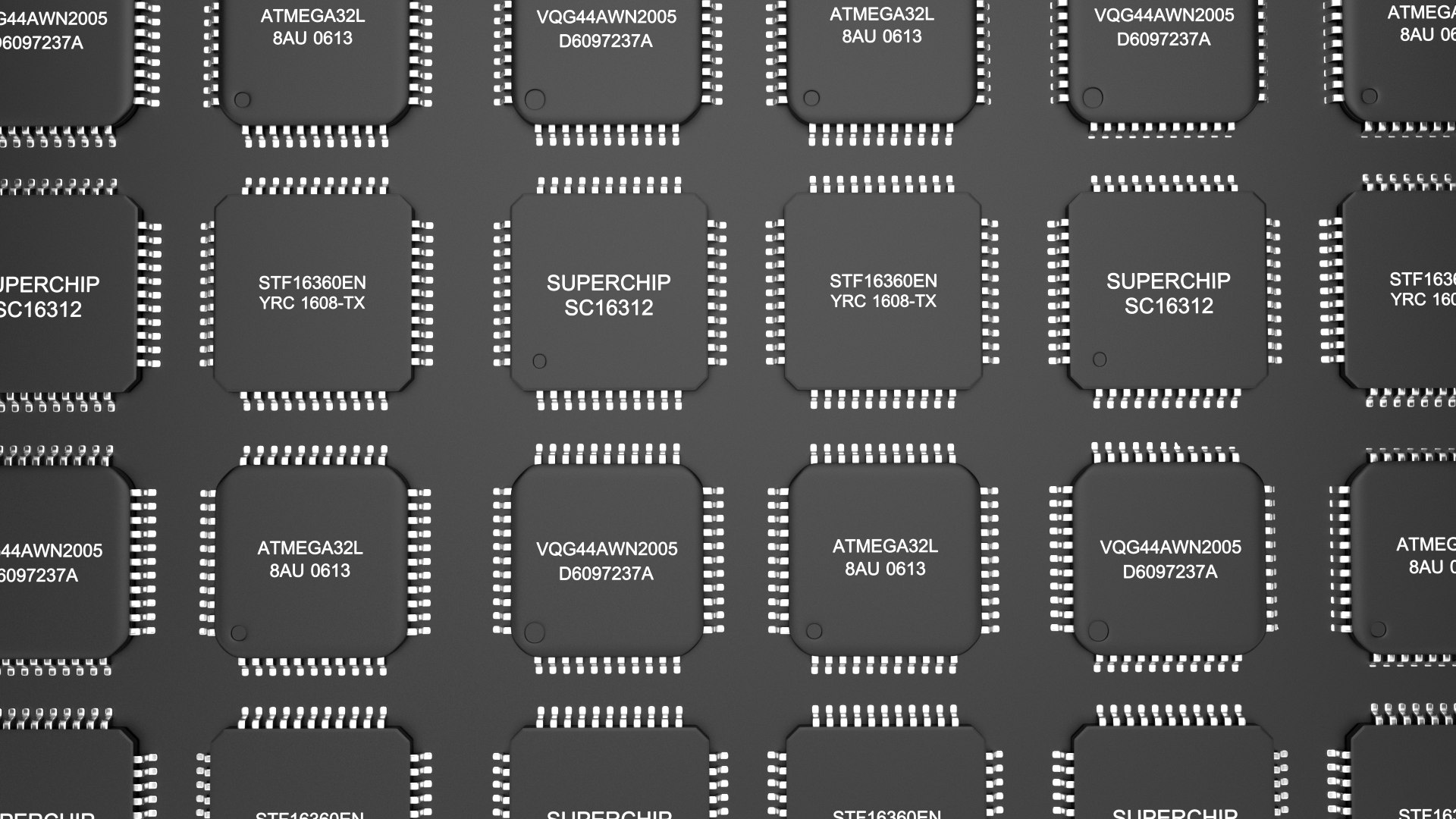 QFP 44 Chip 3D - TurboSquid 2177718