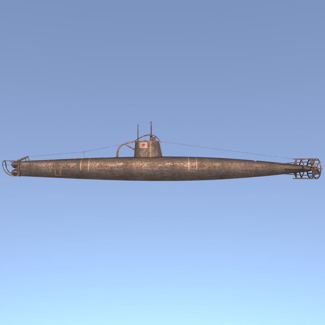 3D Japanese Ko-hyoteki Submarine - TurboSquid 1243274