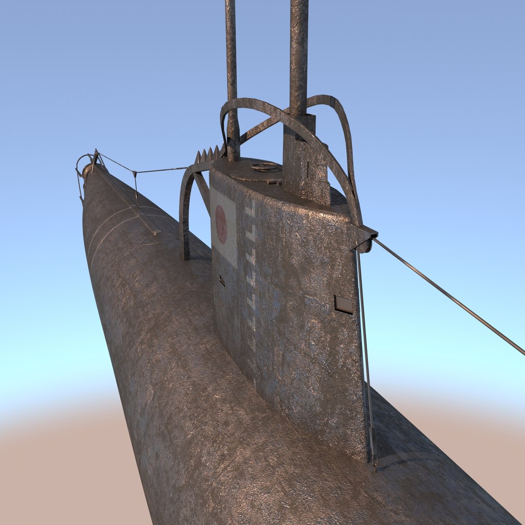 3D Japanese Ko-hyoteki Submarine - TurboSquid 1243274