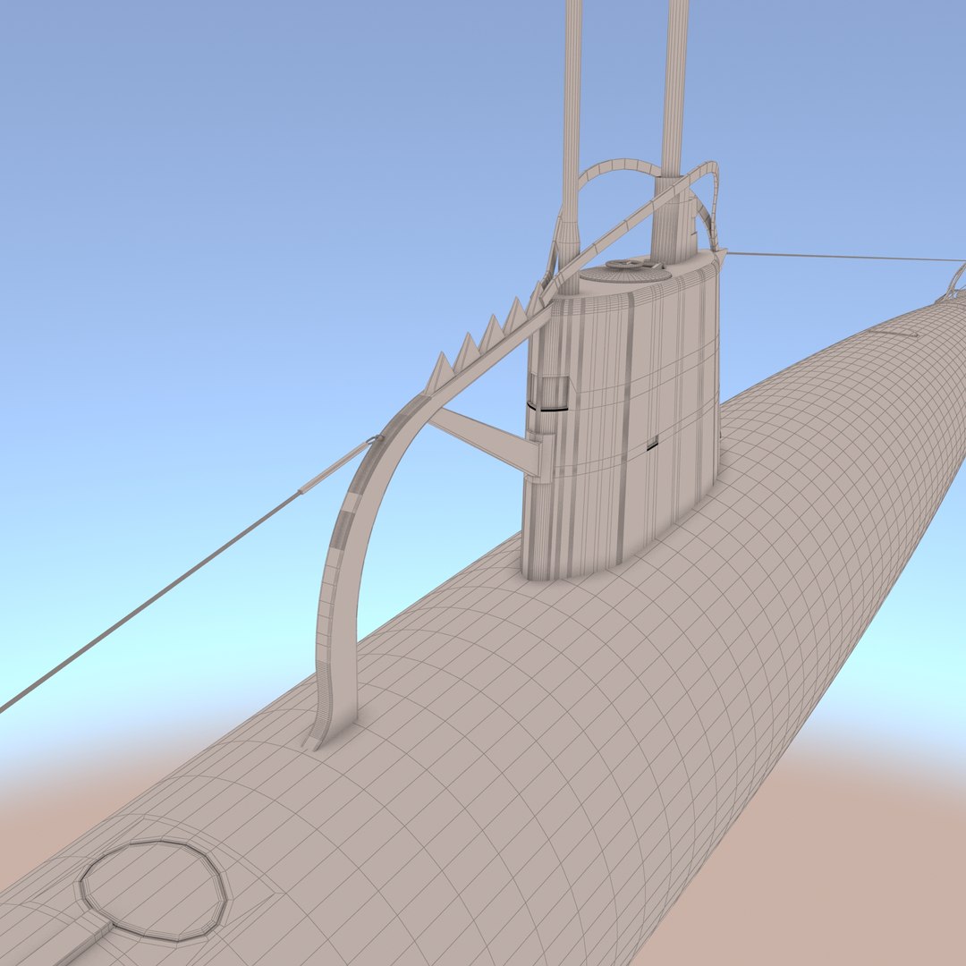 3D Japanese Ko-hyoteki Submarine - TurboSquid 1243274