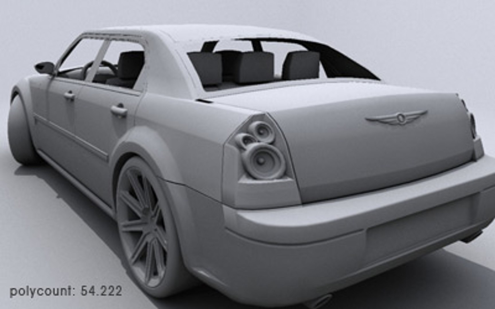 Chrysler Environment 3d Model