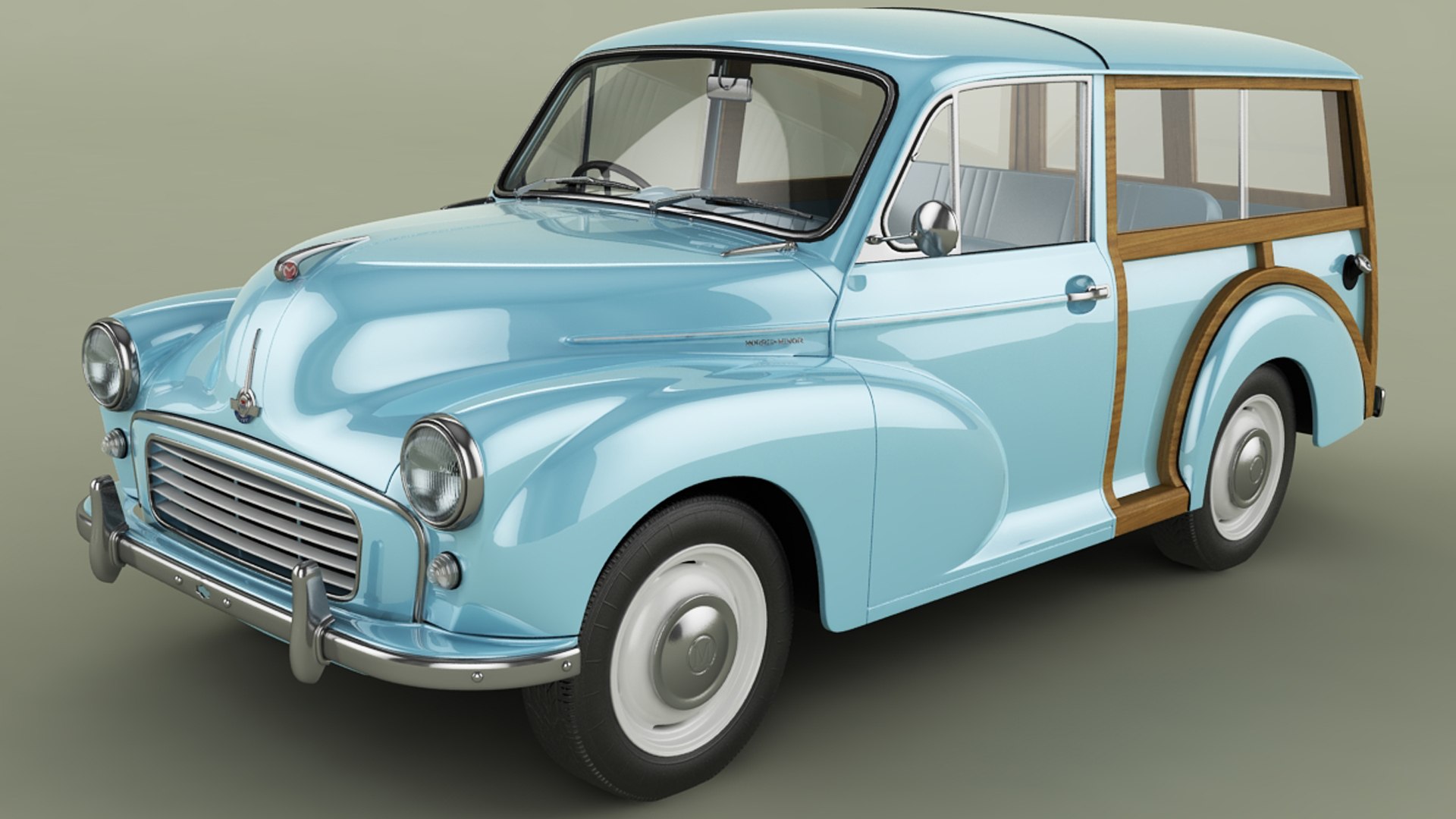 3D Morris Minor Traveller - TurboSquid 2094690