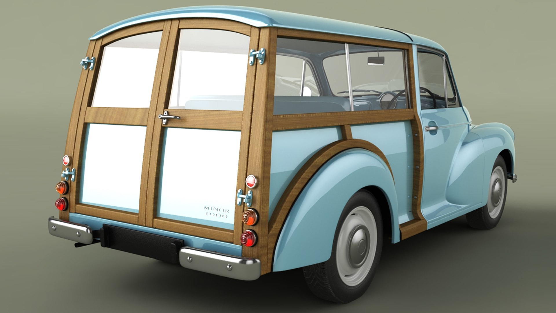 3D Morris Minor Traveller - TurboSquid 2094690