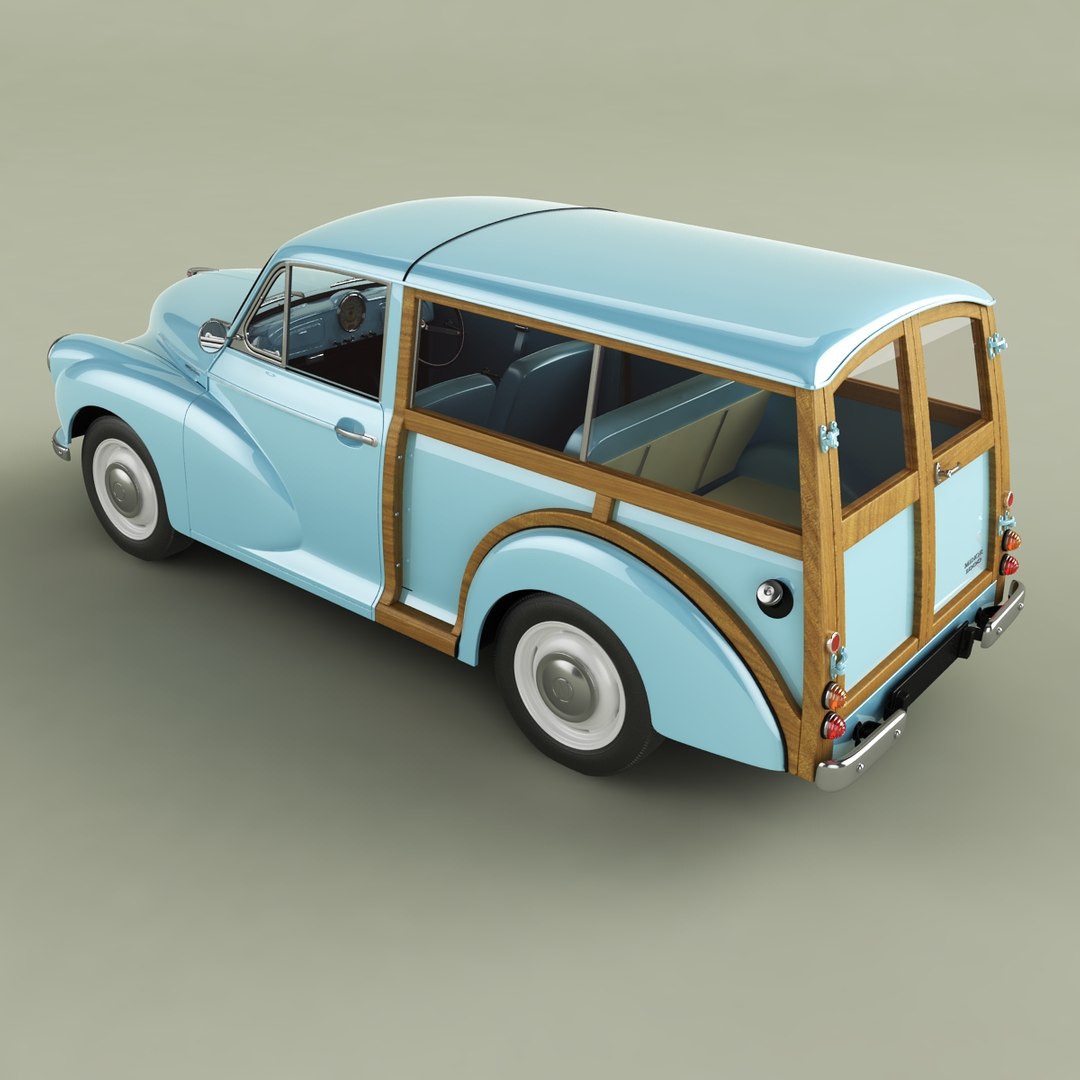 3D Morris Minor Traveller - TurboSquid 2094690