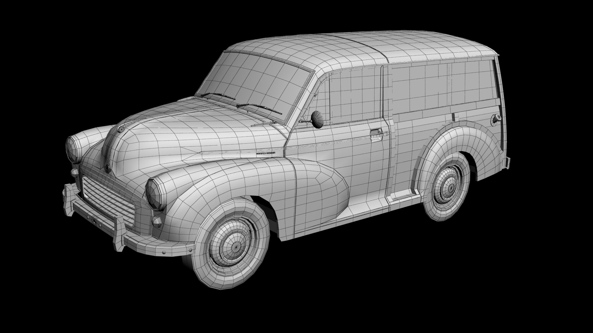 3D Morris Minor Traveller - TurboSquid 2094690