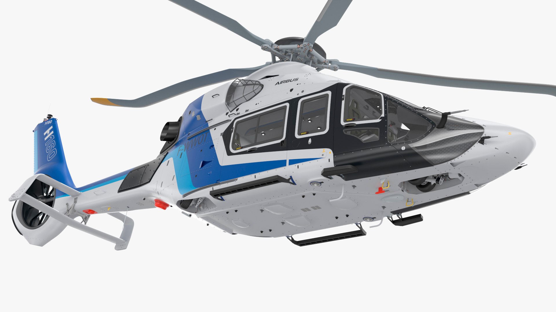 3D model Civil Helicopter Airbus H160 Rigged - TurboSquid 1987309