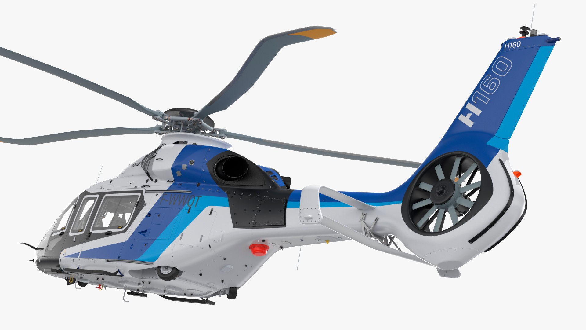 3D model Civil Helicopter Airbus H160 Rigged - TurboSquid 1987309