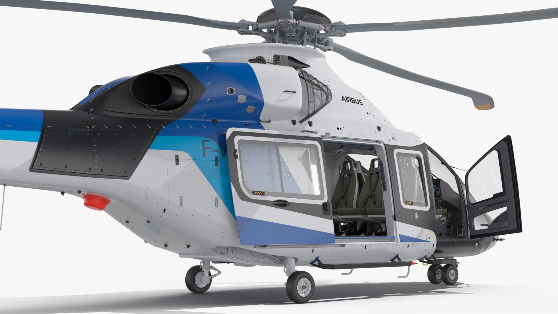 3D model Civil Helicopter Airbus H160 Rigged - TurboSquid 1987309