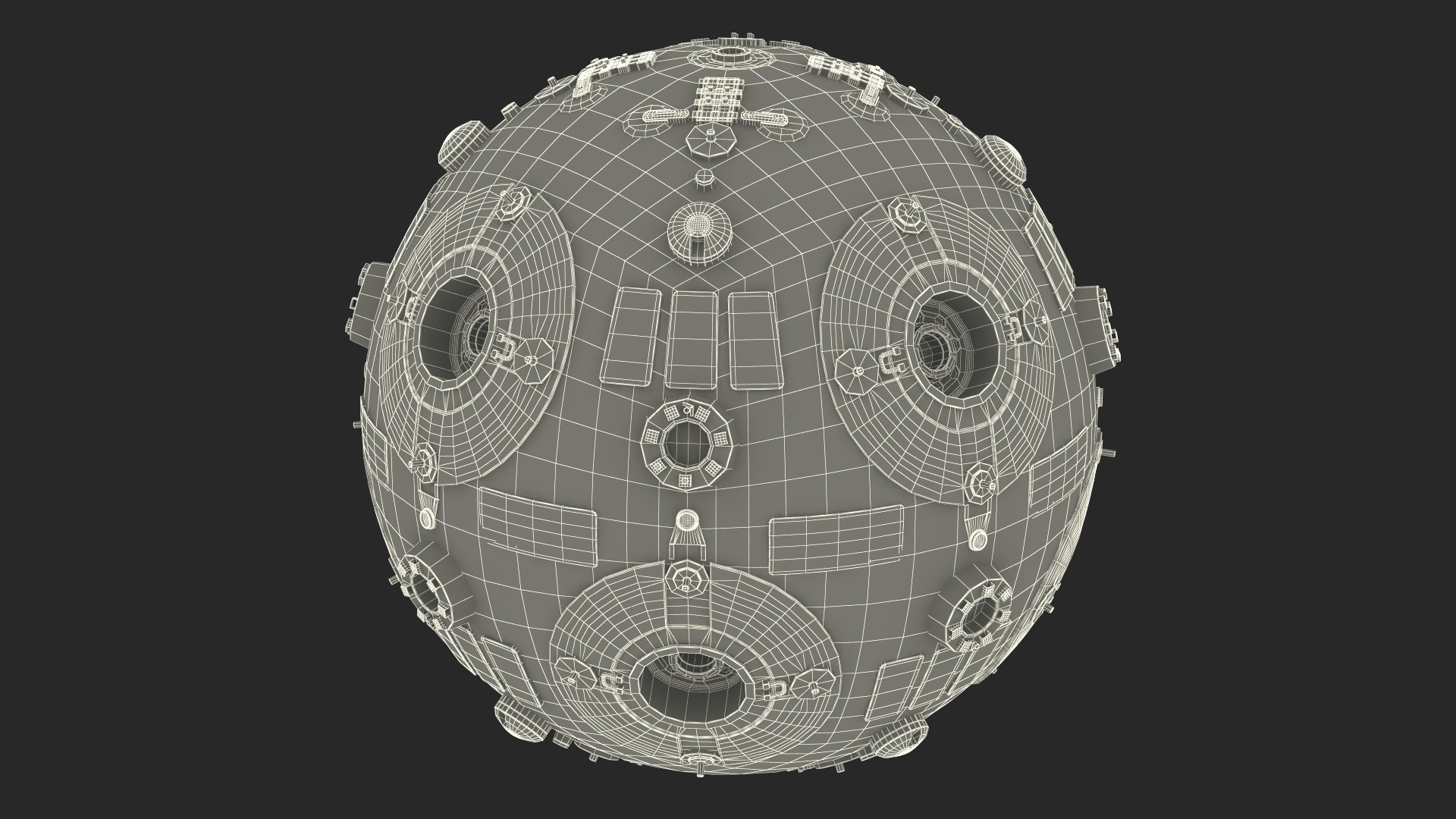 Floating Jedi Marksman-H Combat Training Remote 3D Model - TurboSquid ...