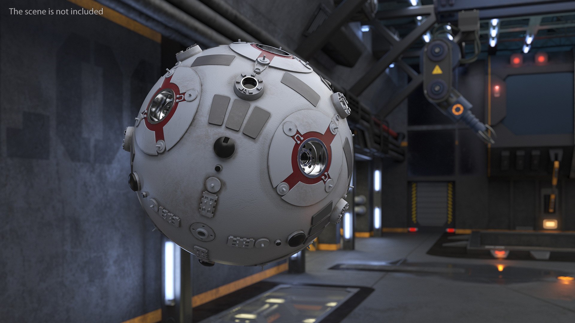 Floating Jedi Marksman-H Combat Training Remote 3D Model - TurboSquid ...