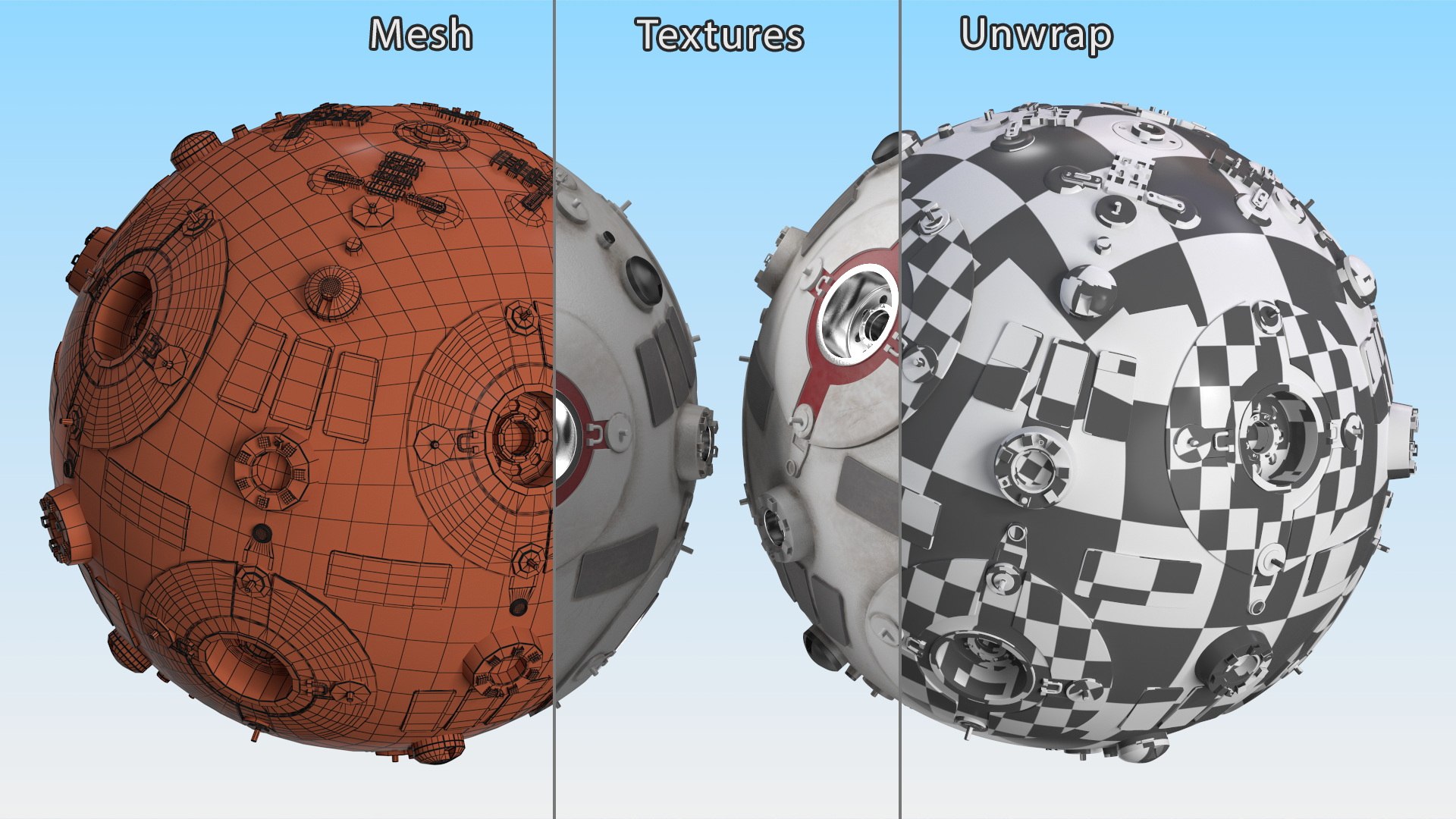 Floating Jedi Marksman-H Combat Training Remote 3D Model - TurboSquid ...