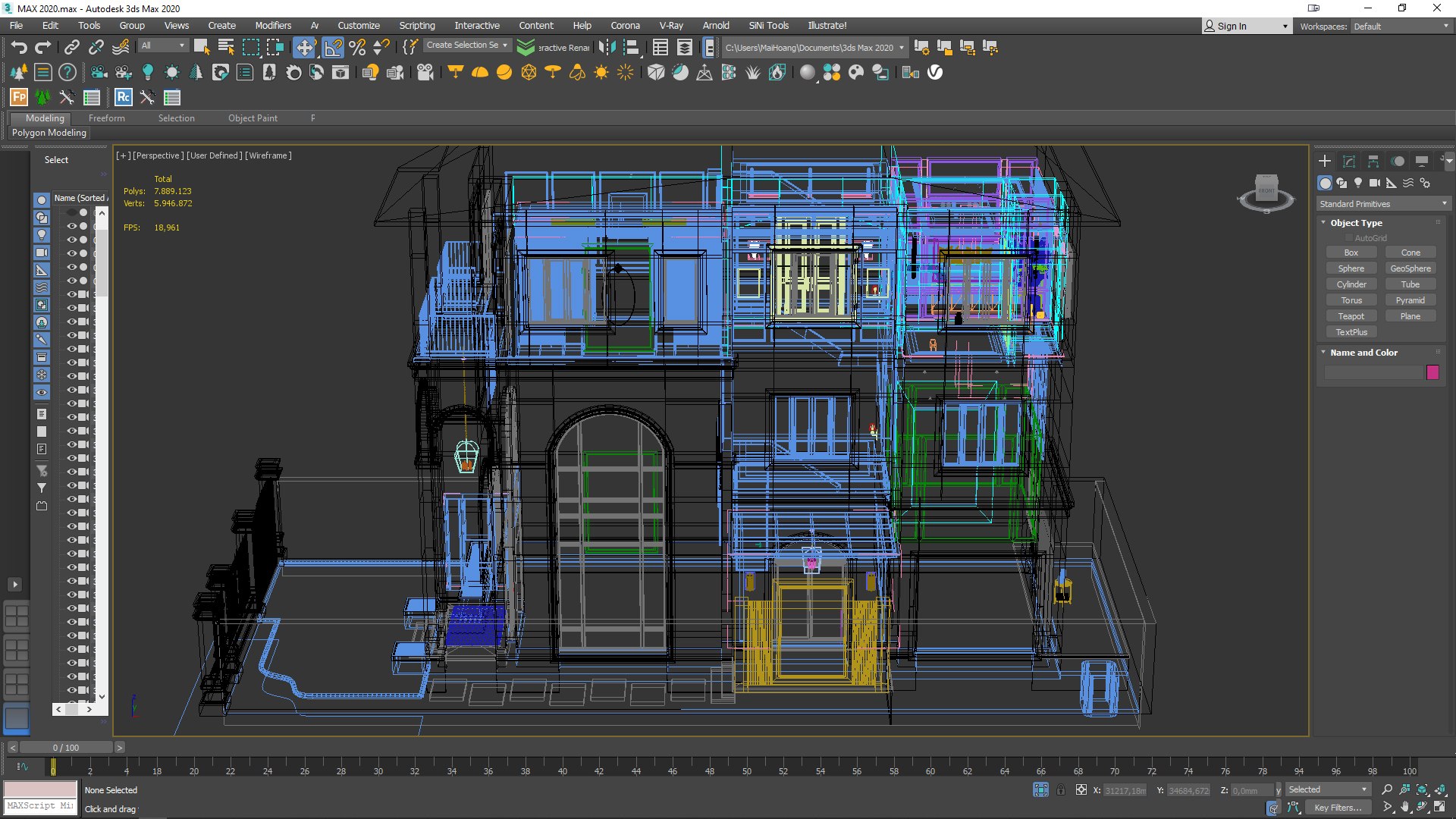 Entertainment Of House 01 - HanhCT - MAX FBX OBJ SKP DAE Simlab 3D ...