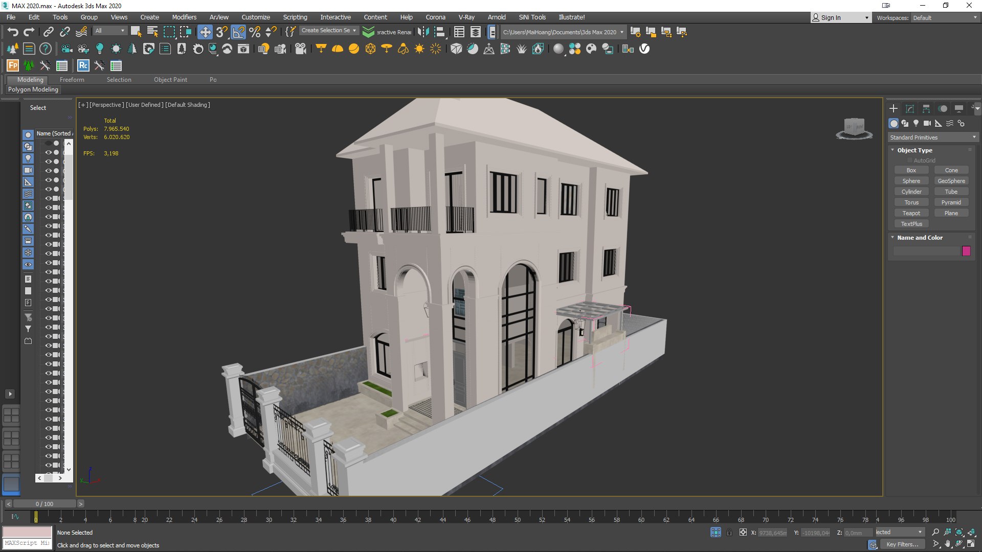 Entertainment Of House 01 - HanhCT - MAX FBX OBJ SKP DAE Simlab 3D ...