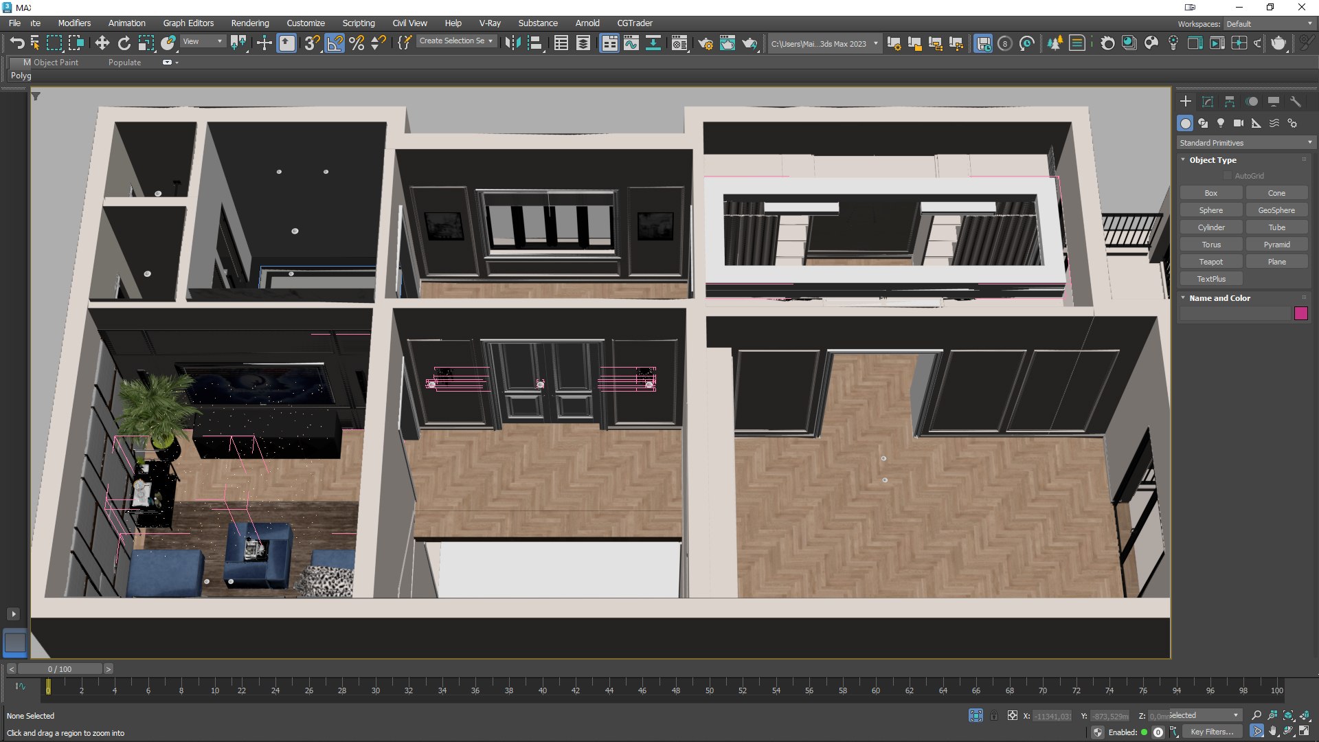 Entertainment Of House 01 - HanhCT - MAX FBX OBJ SKP DAE Simlab 3D Model - TurboSquid 2226189