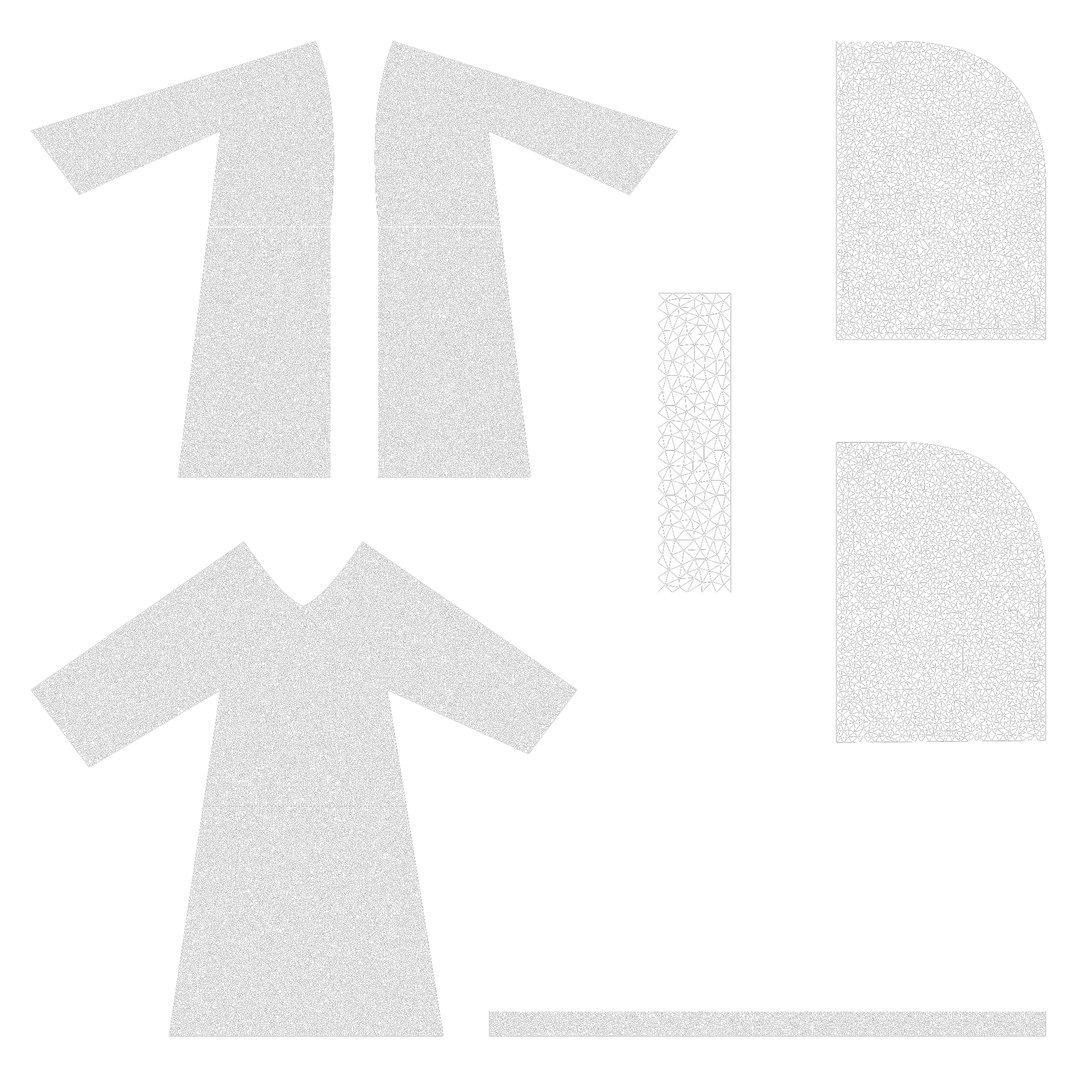 Bathing Robe - Marvelous Designer - Bath Robe 3D - TurboSquid 1908368