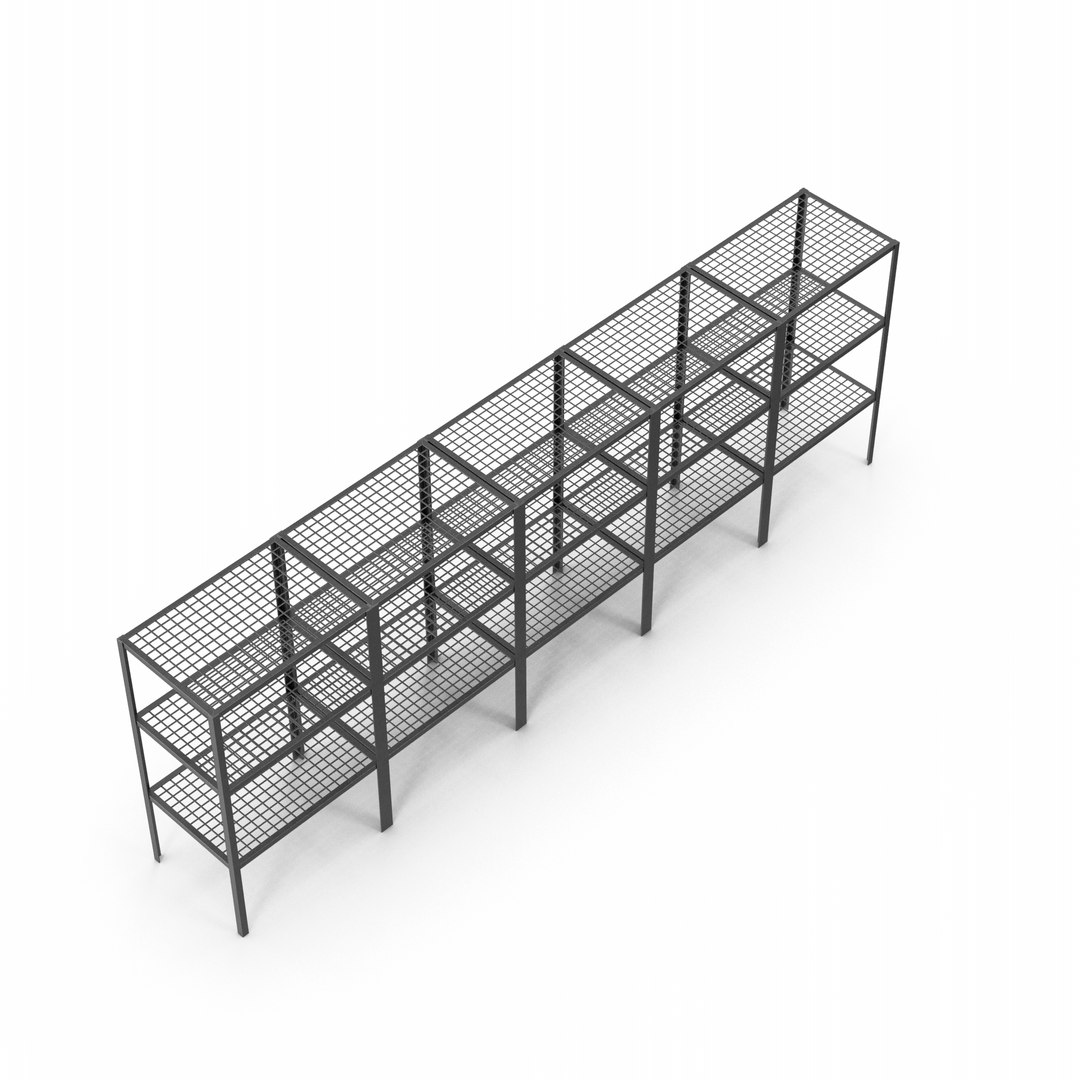 Warehouse Racks 3D Model - TurboSquid 2374062