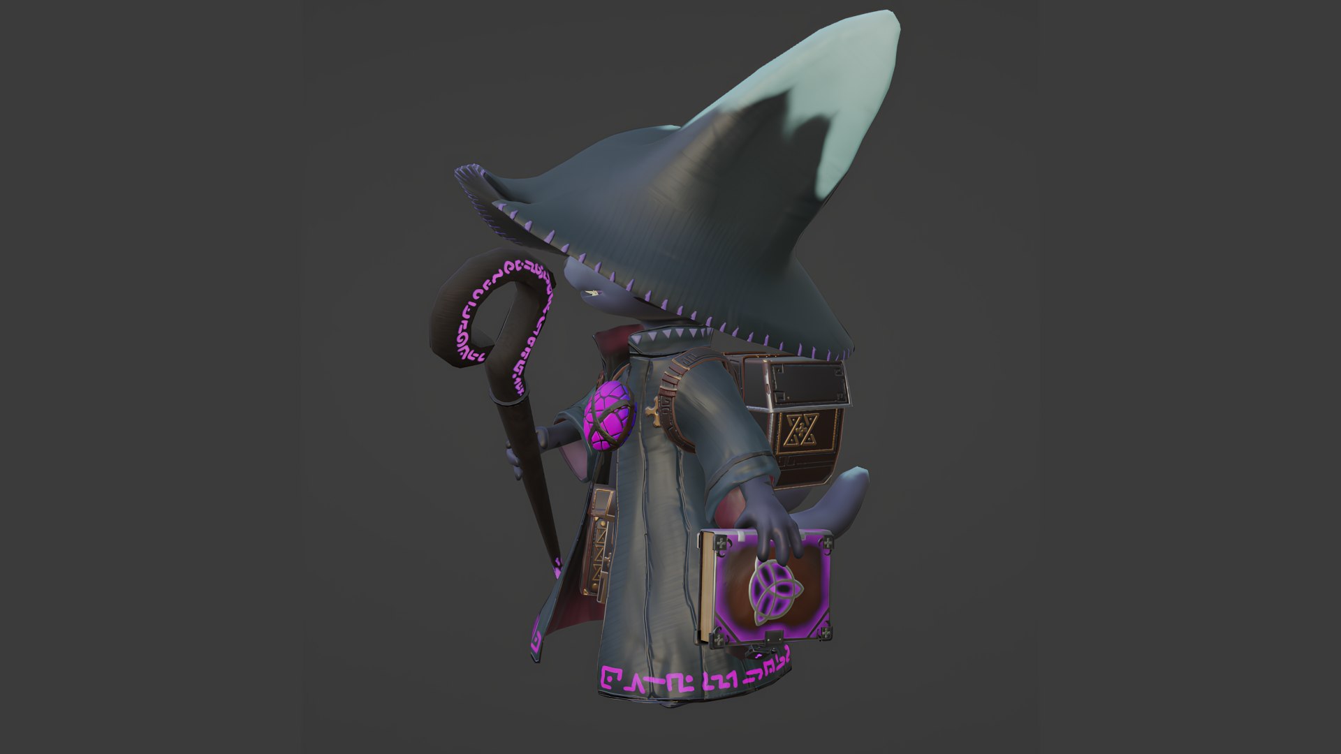 3D model Toon Magician Cat - TurboSquid 2115315