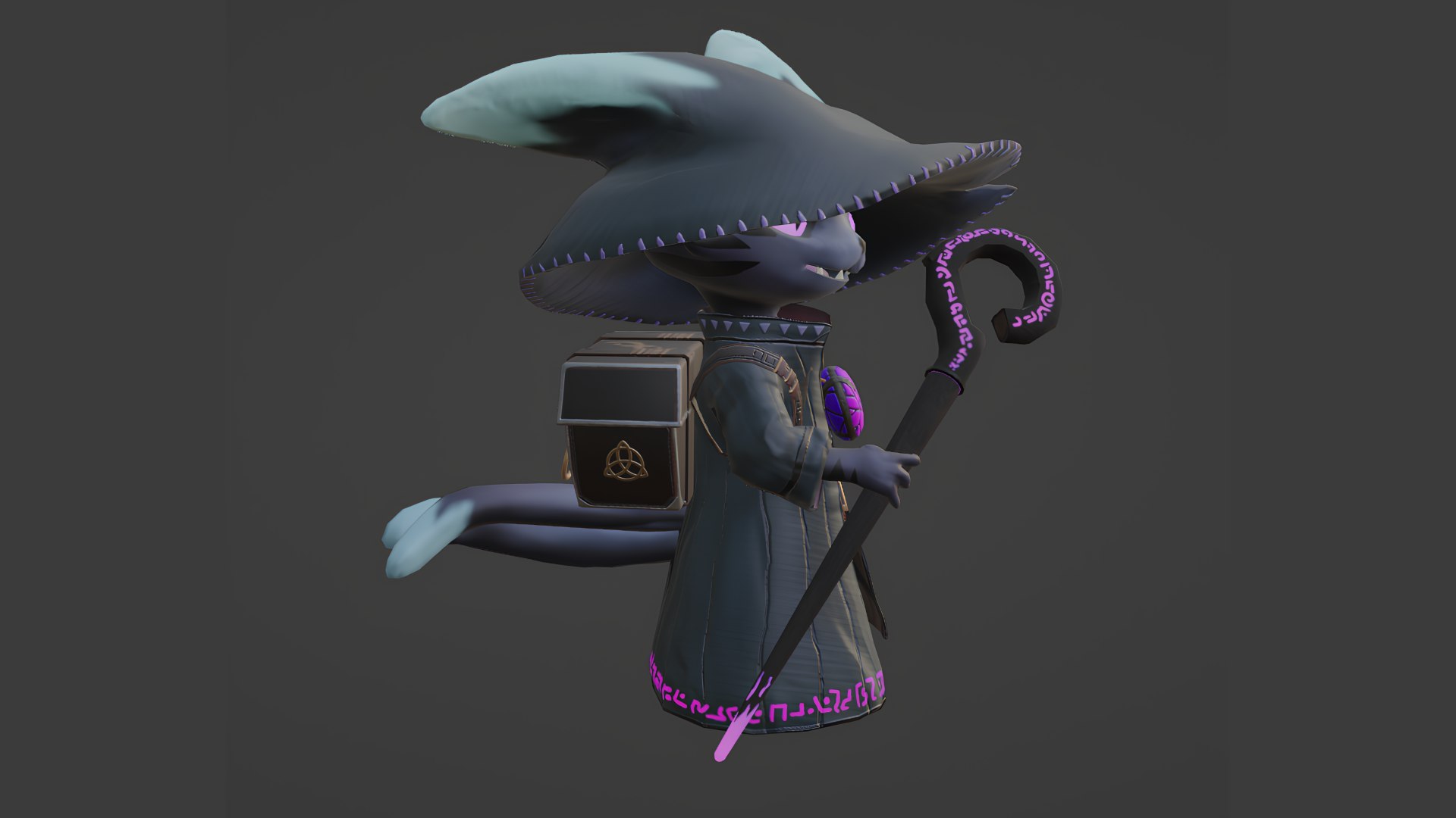 3D model Toon Magician Cat - TurboSquid 2115315