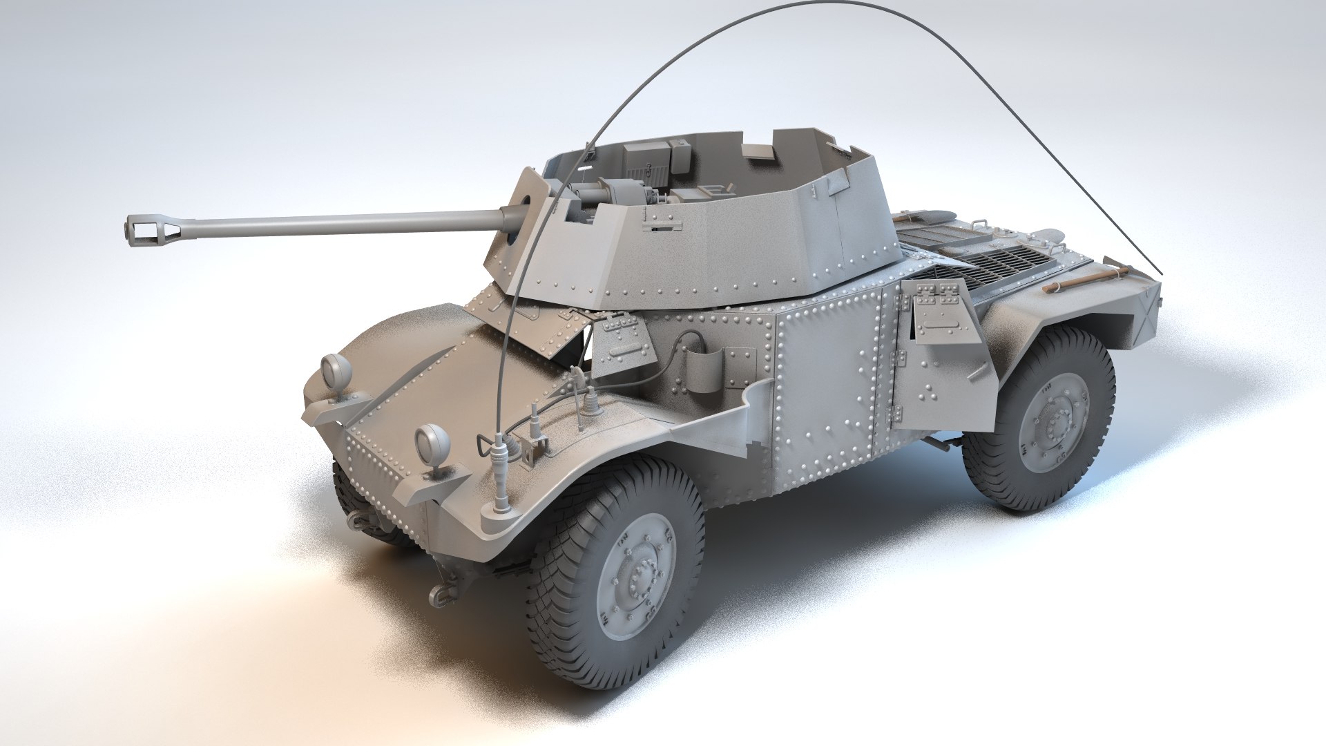 Panzerspahwagen P204f Mit 5 Cm KwK 38 L60 Model - TurboSquid 2495220