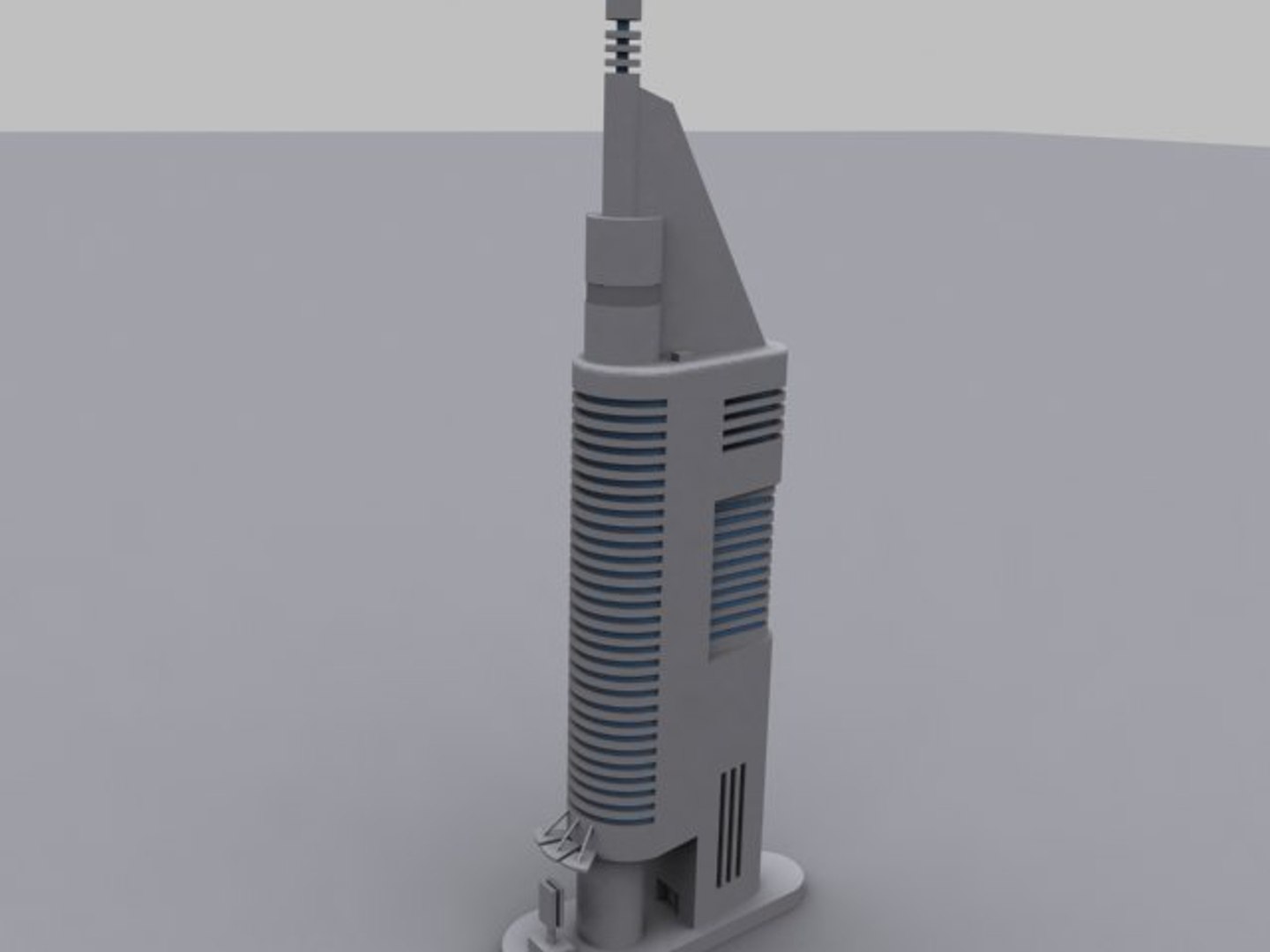 3d Model Modern Tower