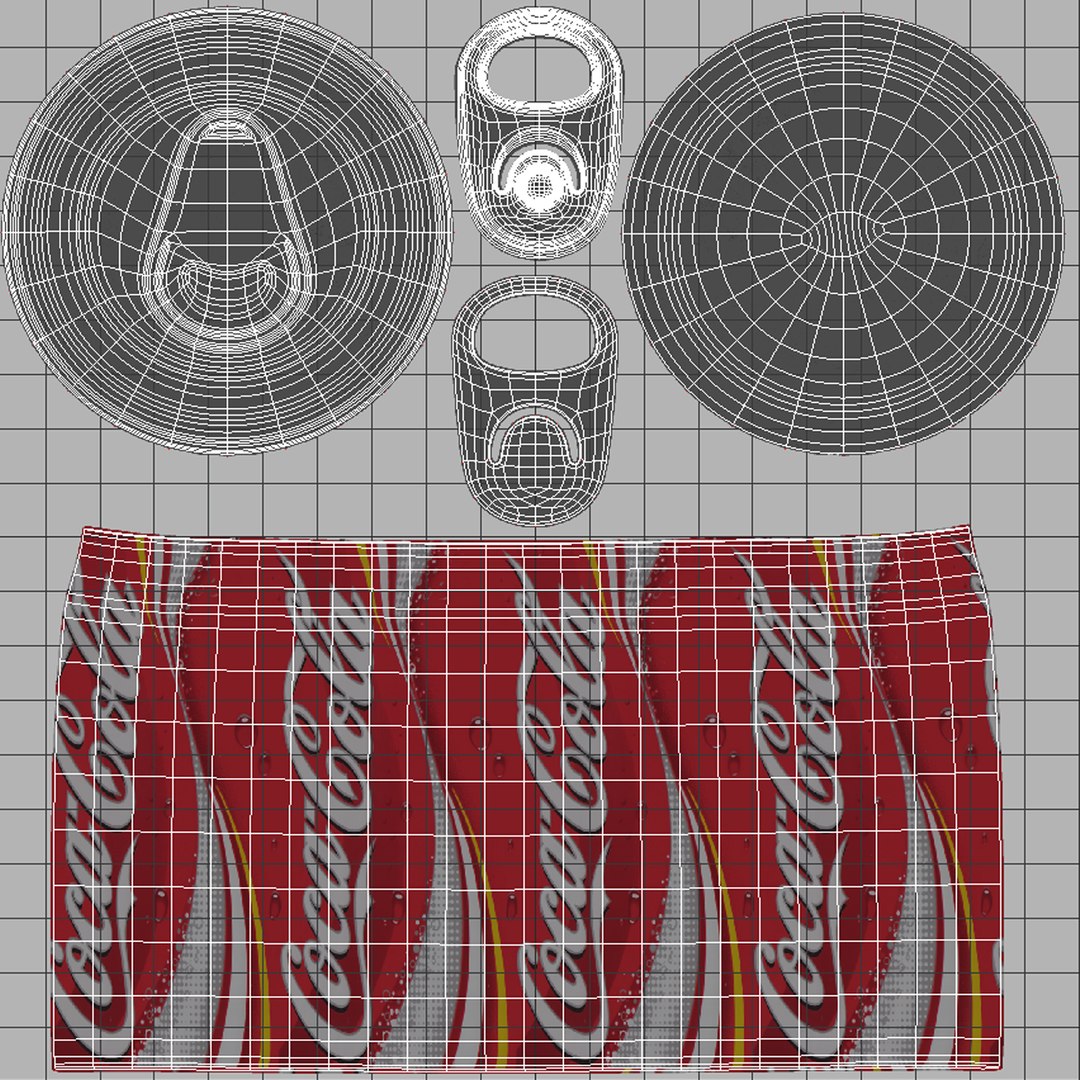 3D 4k Cola Model - TurboSquid 1217485