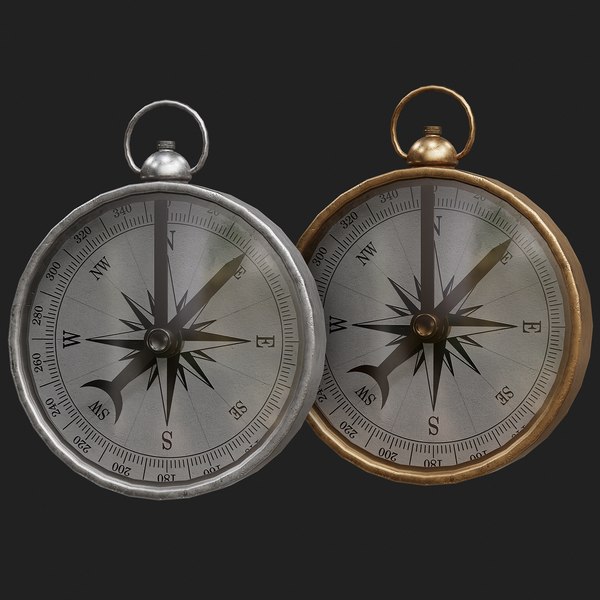 Vintage Brass Compass3Dモデル - TurboSquid 2096056