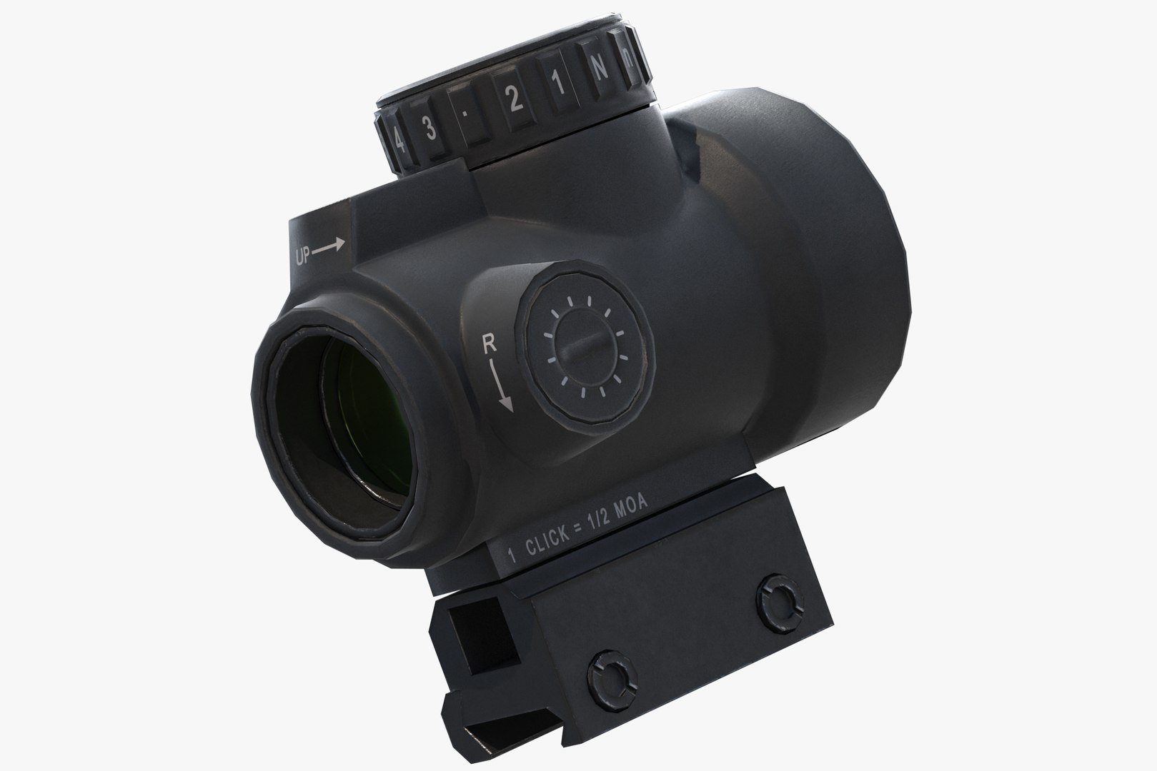 Mro Red Dot Sight 3D Model - TurboSquid 1289987