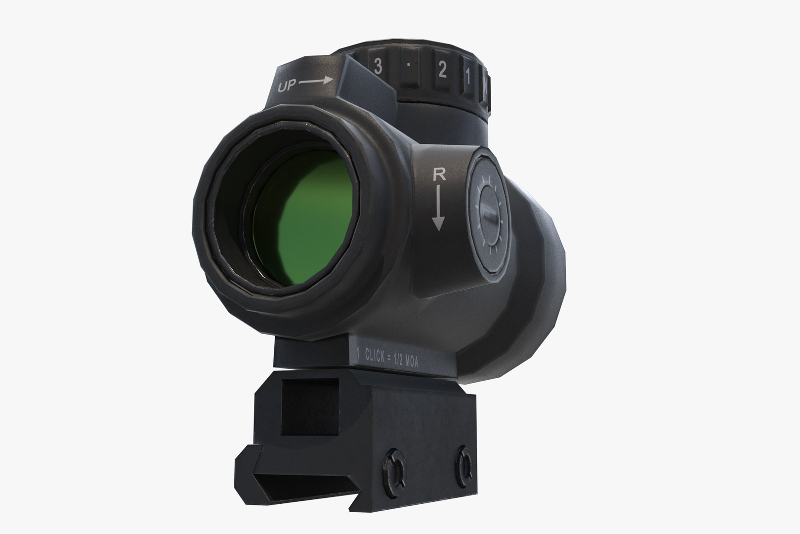 Mro Red Dot Sight 3D Model - TurboSquid 1289987