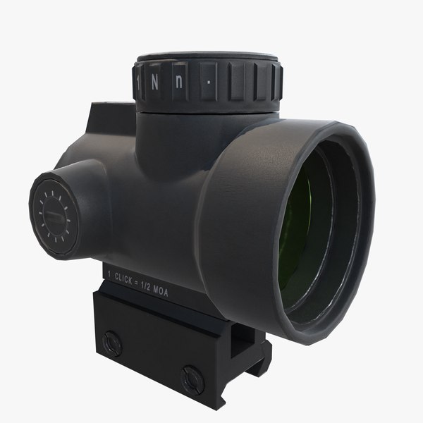 Mro red dot sight 3D model - TurboSquid 1289987