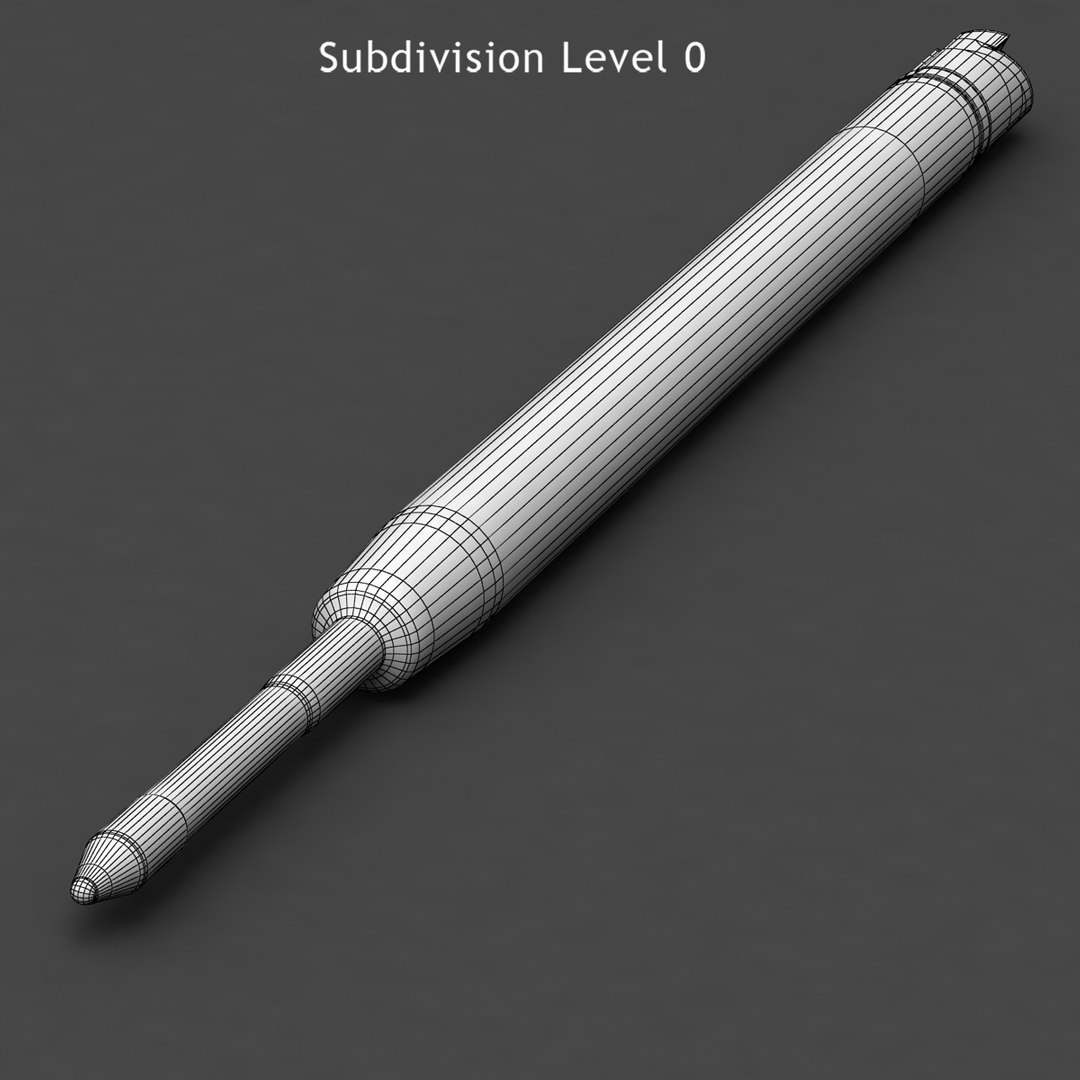 pen refill 3d obj