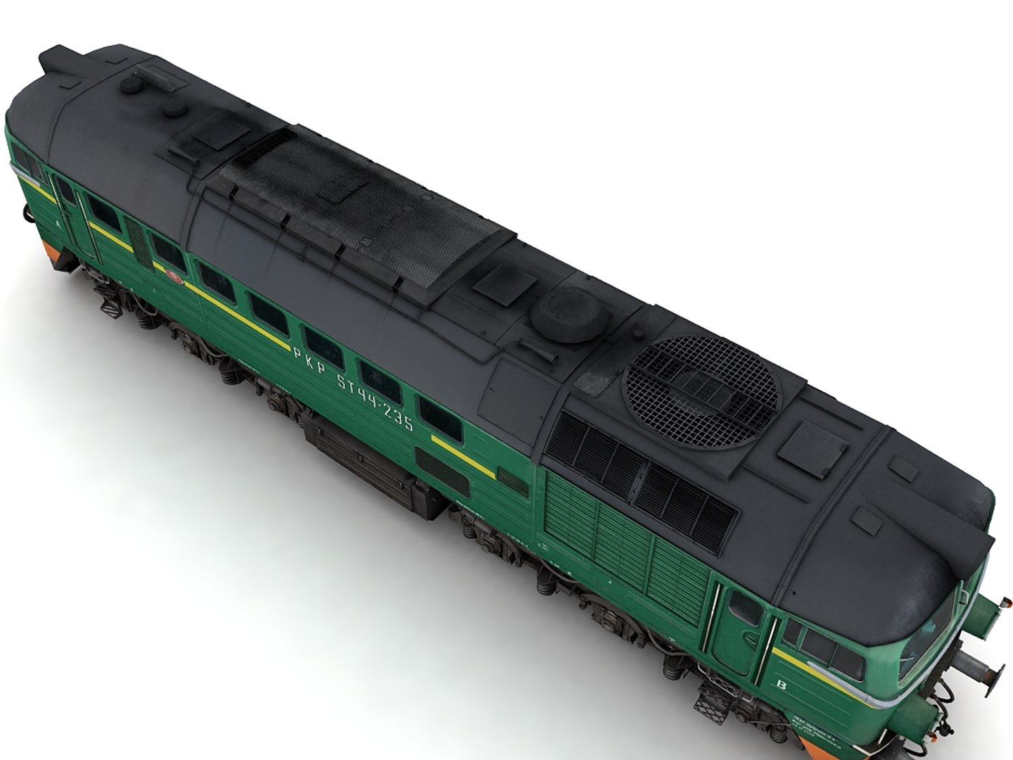 Diesel Locomotive St44 3d Model