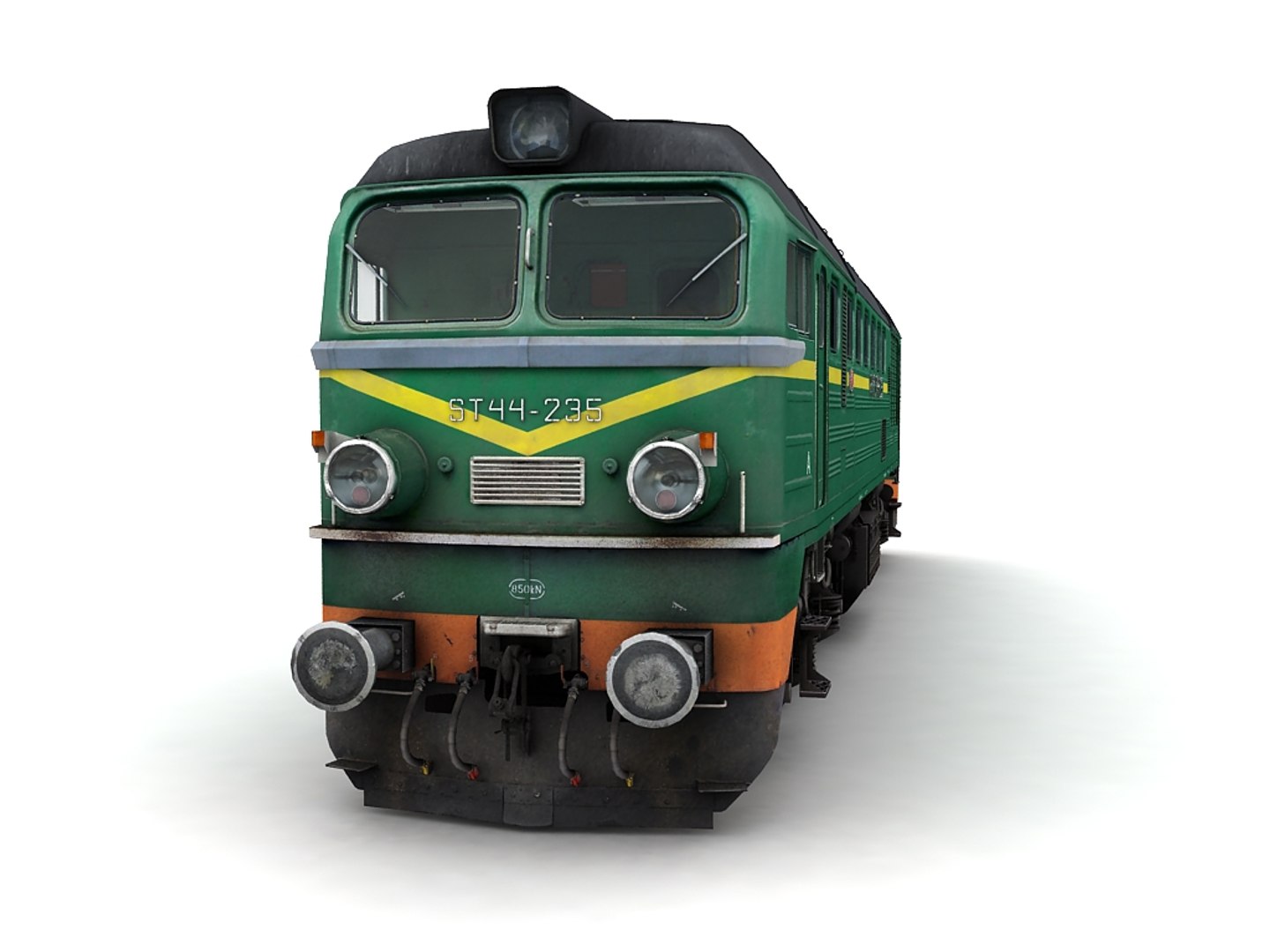 Diesel Locomotive St44 3d Model