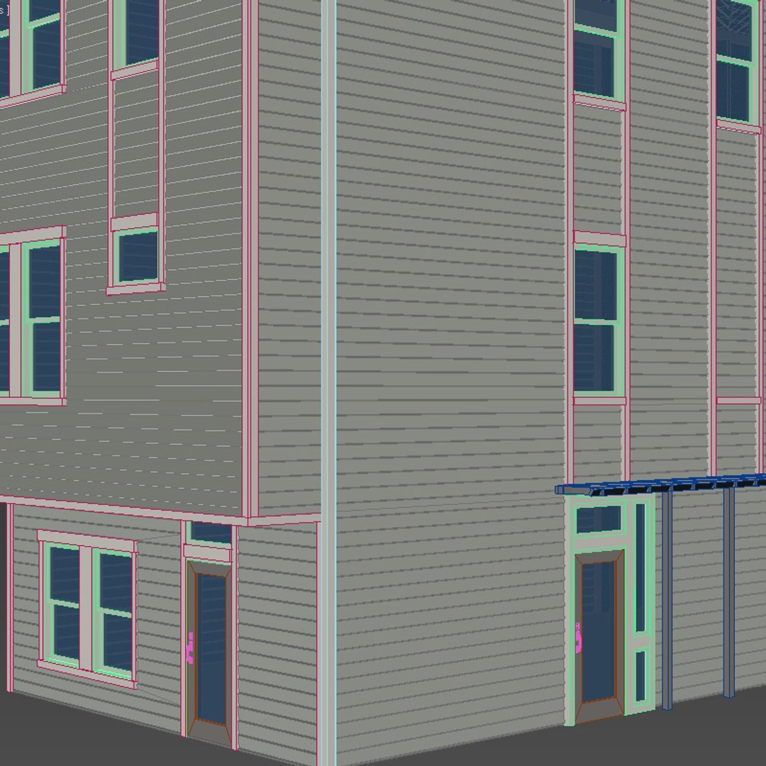Home Roof 3d Max