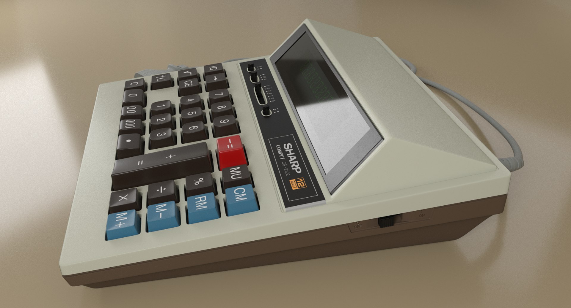 Sharp Compet 3D Model - TurboSquid 1393089